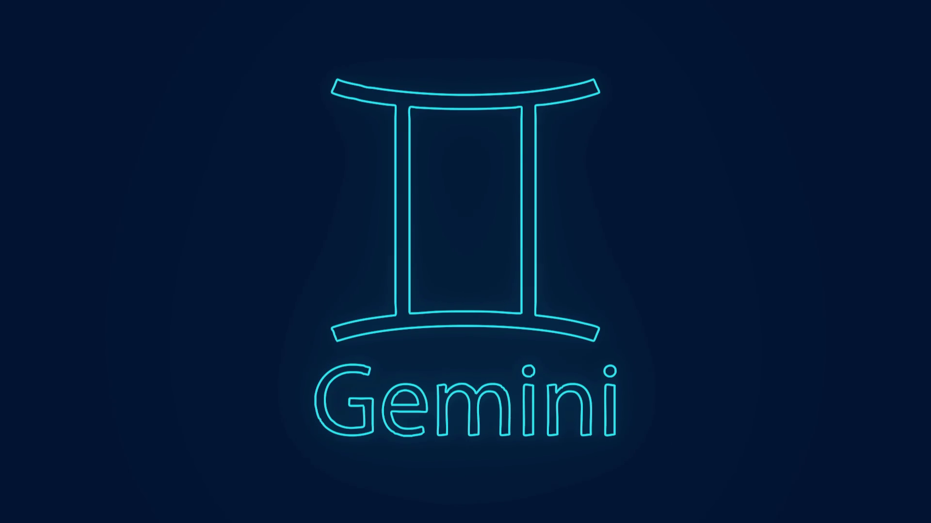 Gemini Zodiac Astrological Sign Greek Stock Motion Graphics SBV ...