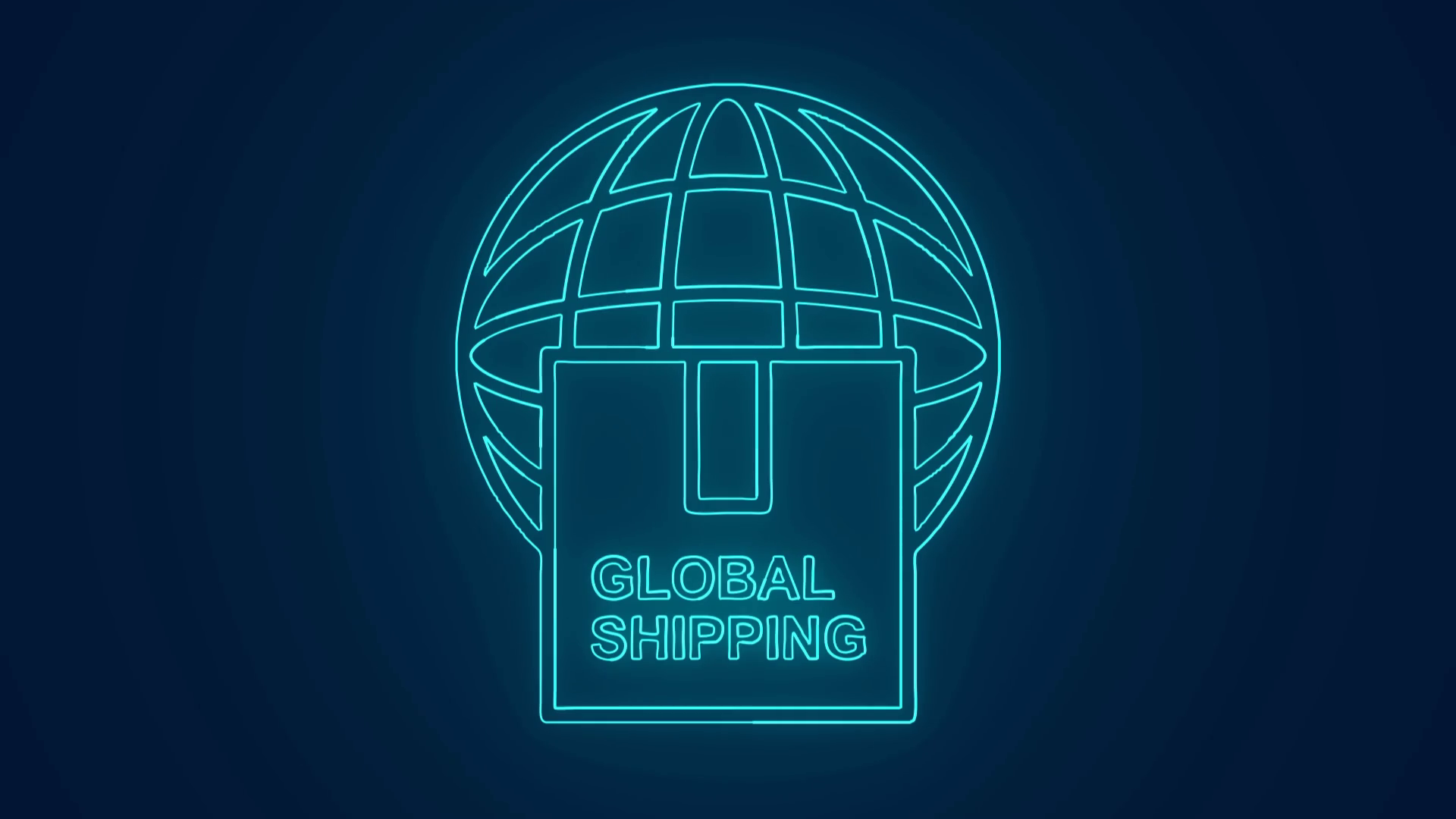 Global Shipping Business Delivering Parcels Stock Motion Graphics SBV ...