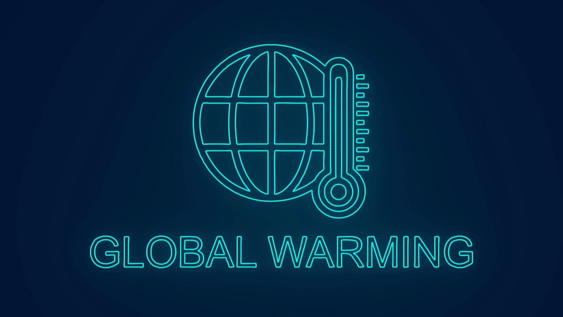 Global Warming Rise In Earth Temperature Stock Motion Graphics SBV ...