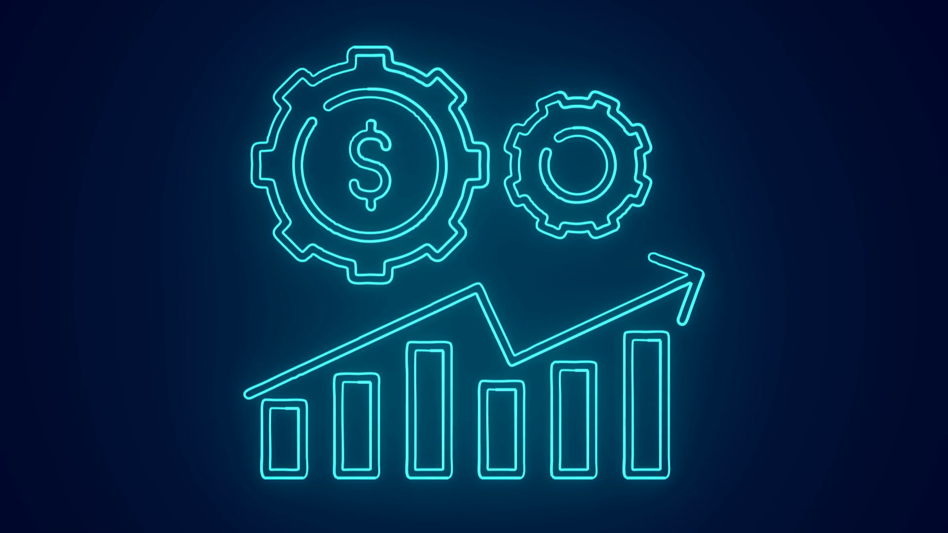 Financial Growth In Business With Growth Stock Motion Graphics SBV