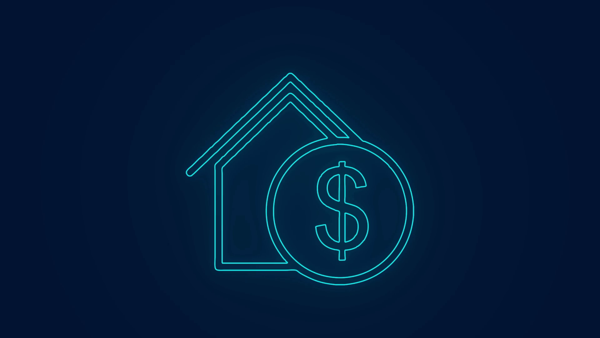 Real Estate Investment House Cost Valuation Stock Motion Graphics SBV ...