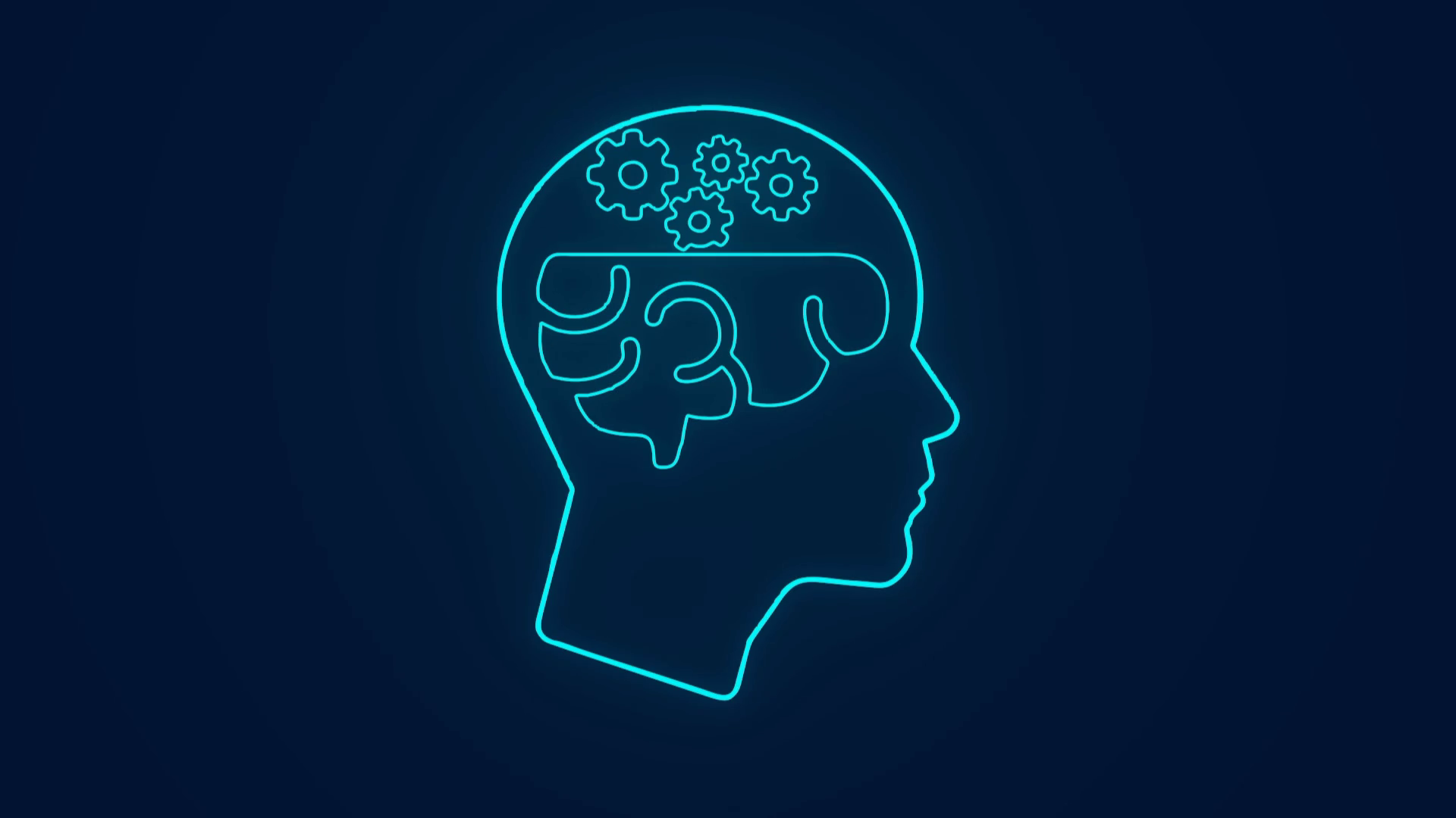 Human Brain Working Ideas Technology Stock Motion Graphics SBV ...