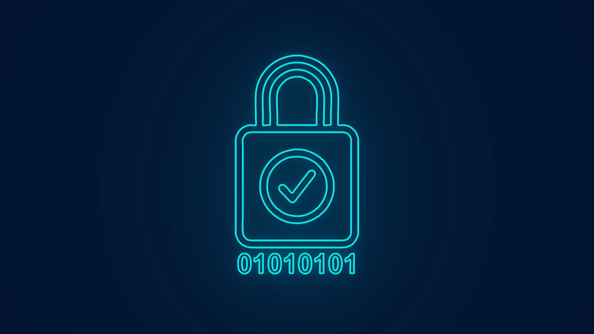 Secured Device Padlock With Digital Code Stock Motion Graphics SBV ...