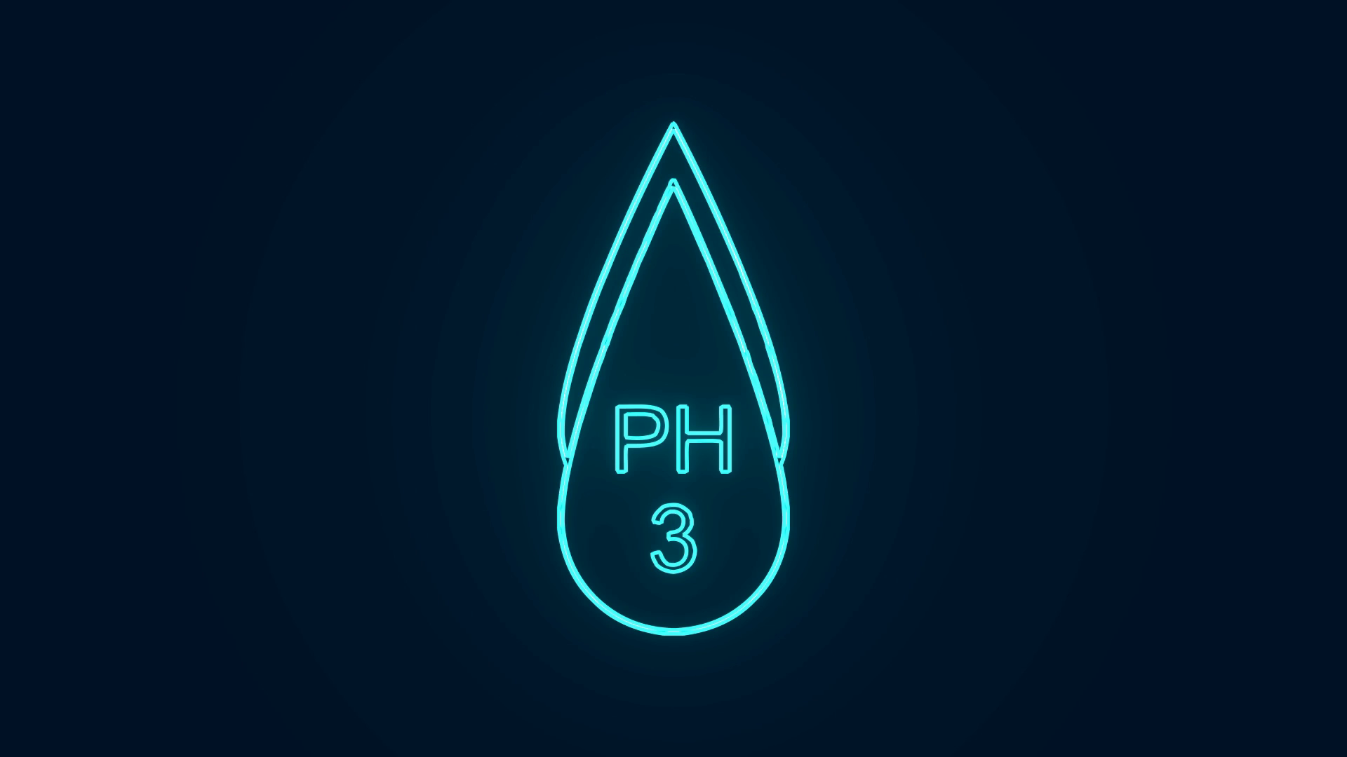 Ph Level 3 Drop Outline Chemistry Indicator Stock Motion Graphics SBV ...
