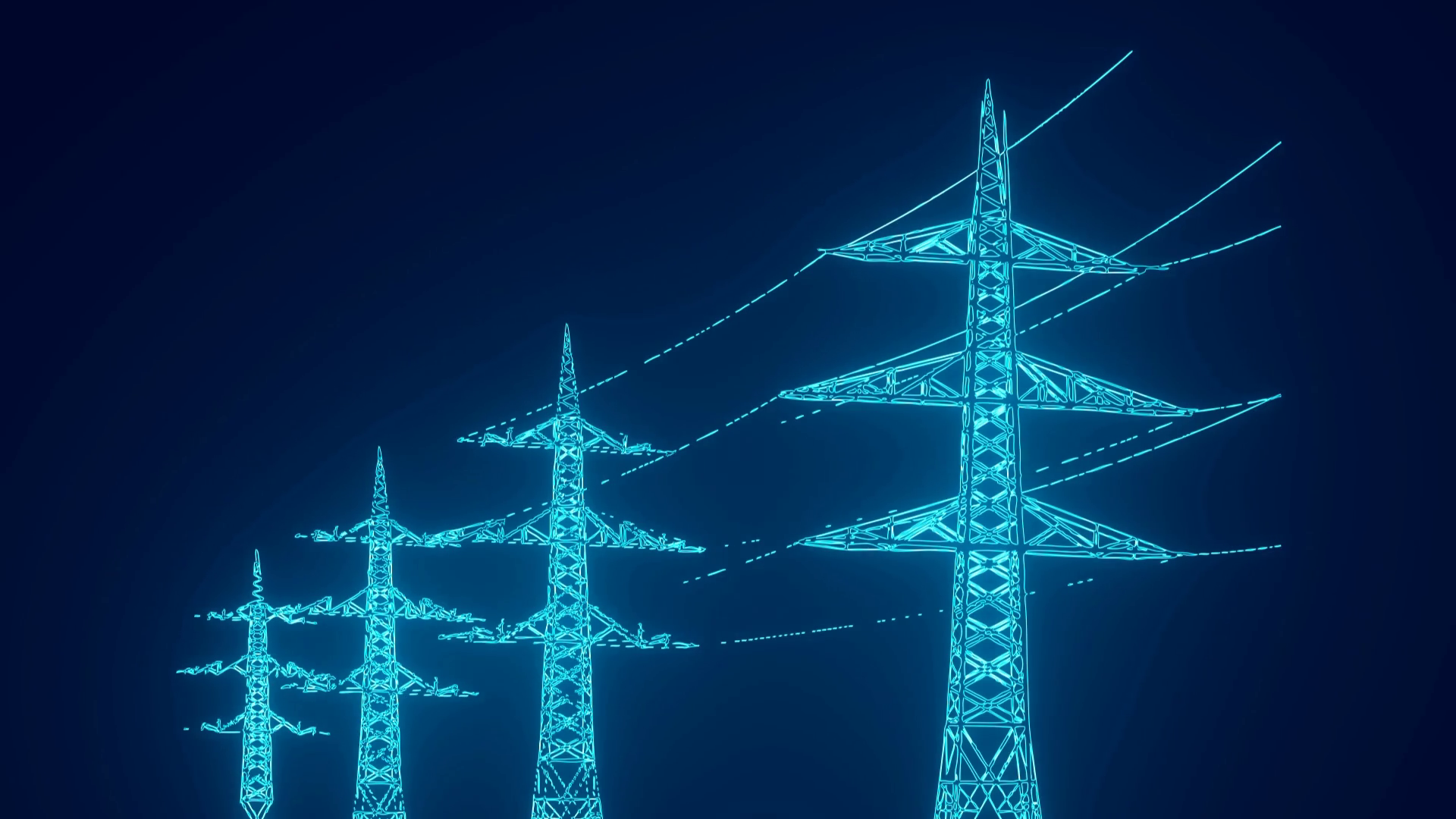 High Voltage Electricity Distribution Grid Stock Motion Graphics SBV ...