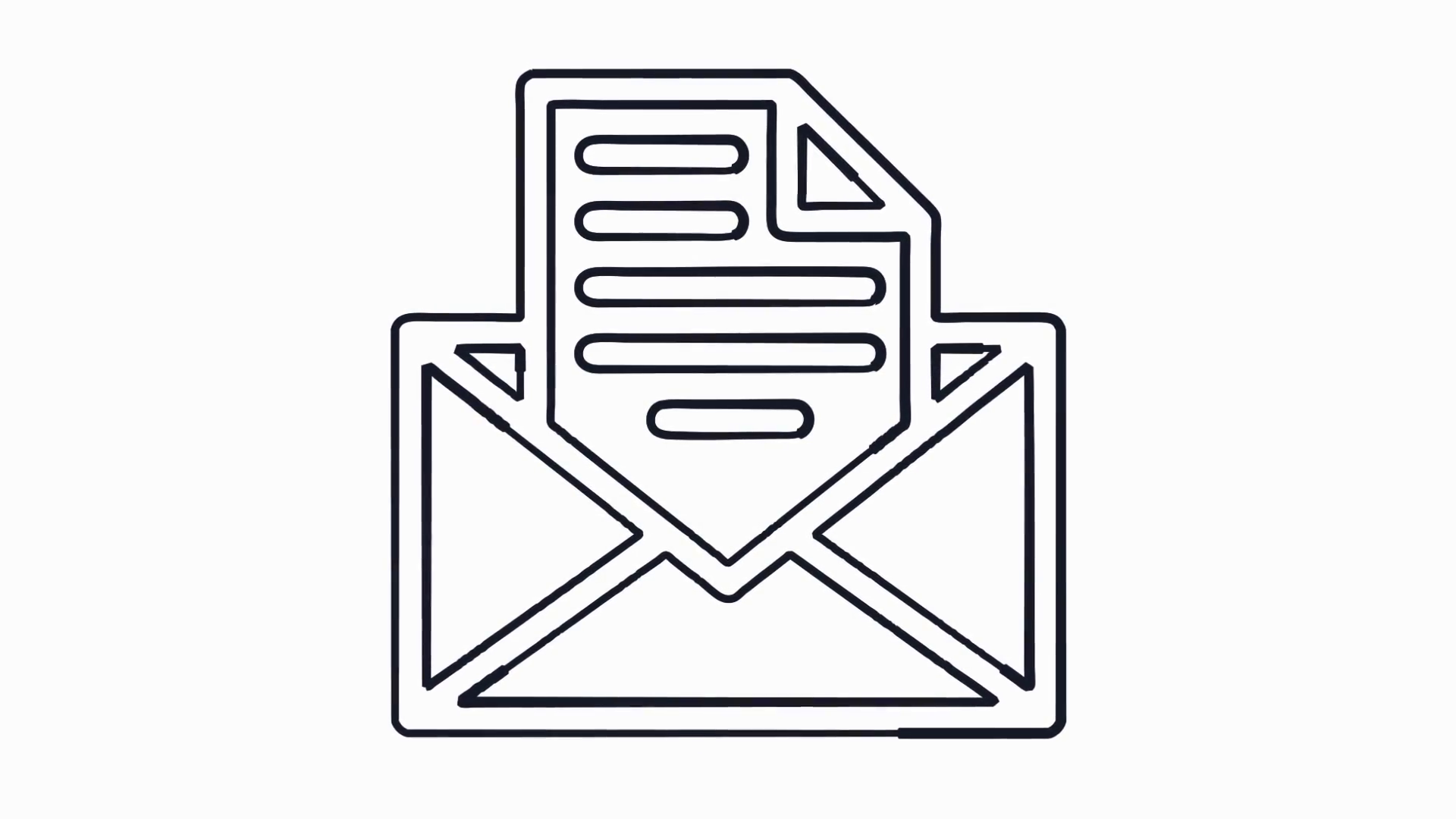 Letter Received Email Communication Stock Motion Graphics SBV-348409535 ...