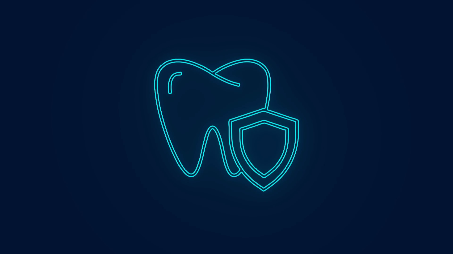 Teeth With Shield Icon - Oral Protection Stock Motion Graphics SBV ...