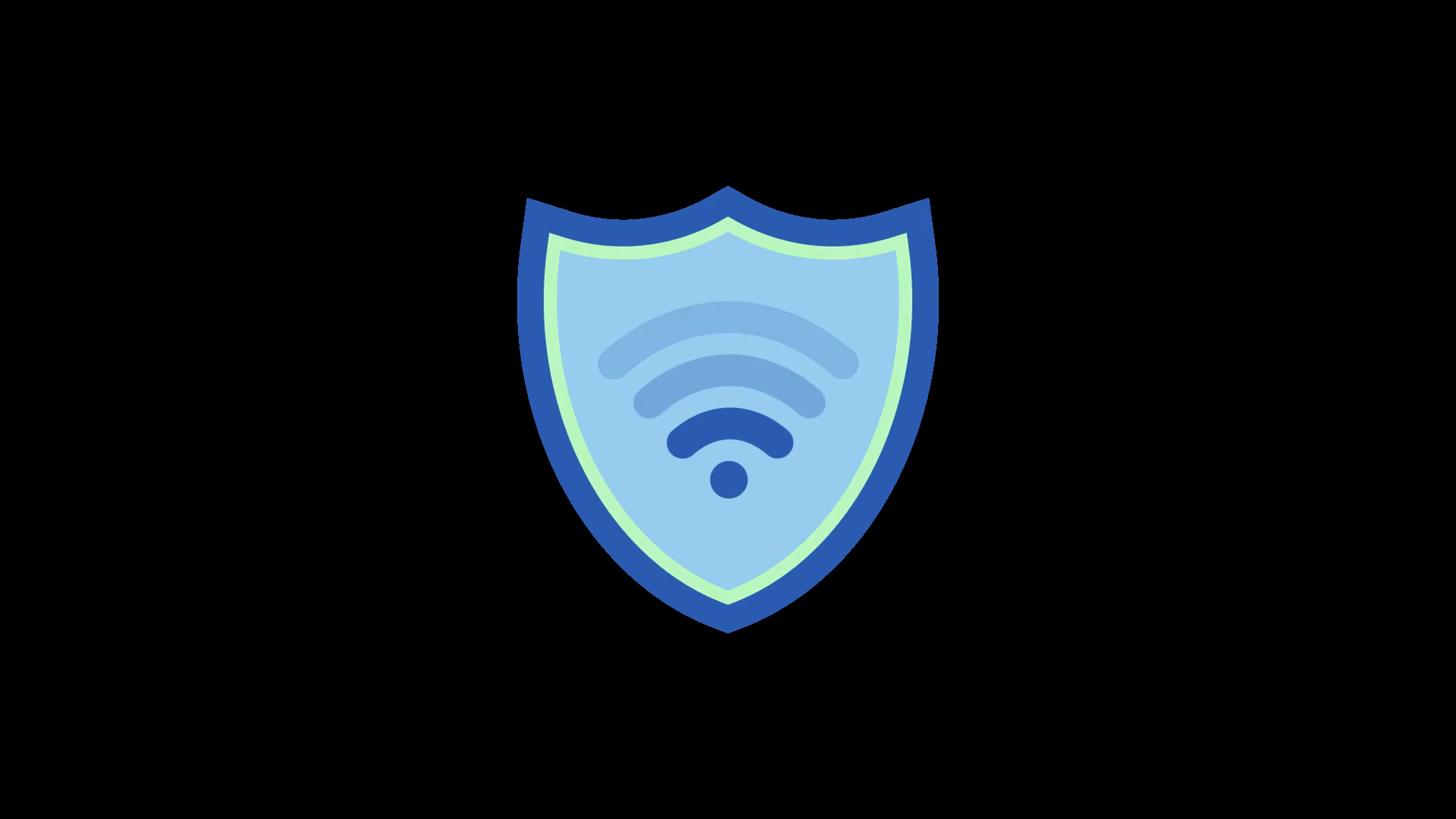 Secure Wifi Network Shield Connecting Stock Motion Graphics SBV ...