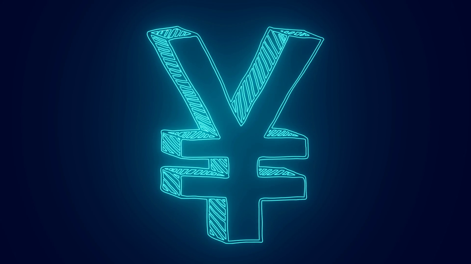 Yen Japanese Currency Digital Currency Stock Motion Graphics SBV