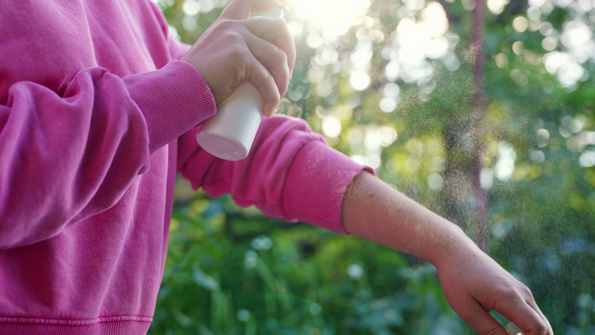 Hand Applying Insect Repellent Mosquito Stock Footage SBV-352226630 ...