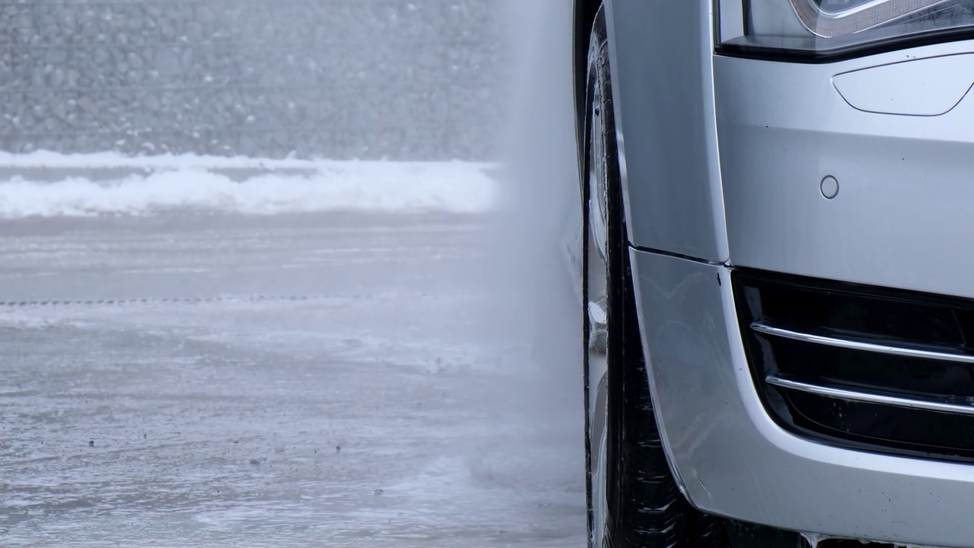 Washing Luxury Silver Car On Touchless Car Stock Footage SBV-348741367 ...