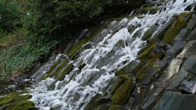 Slip Sliding Water Fall In Canada Video Clips Stock Footage: Royalty ...