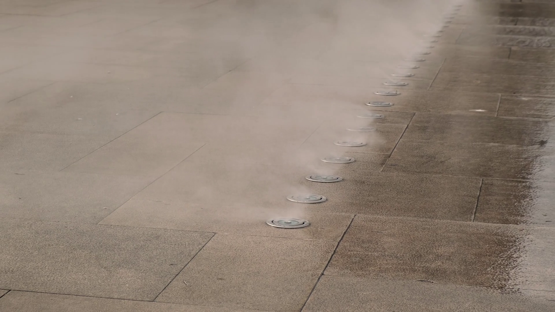 Street Sprayer In Summer Day Cooling System Stock Footage SBV-347753434 ...