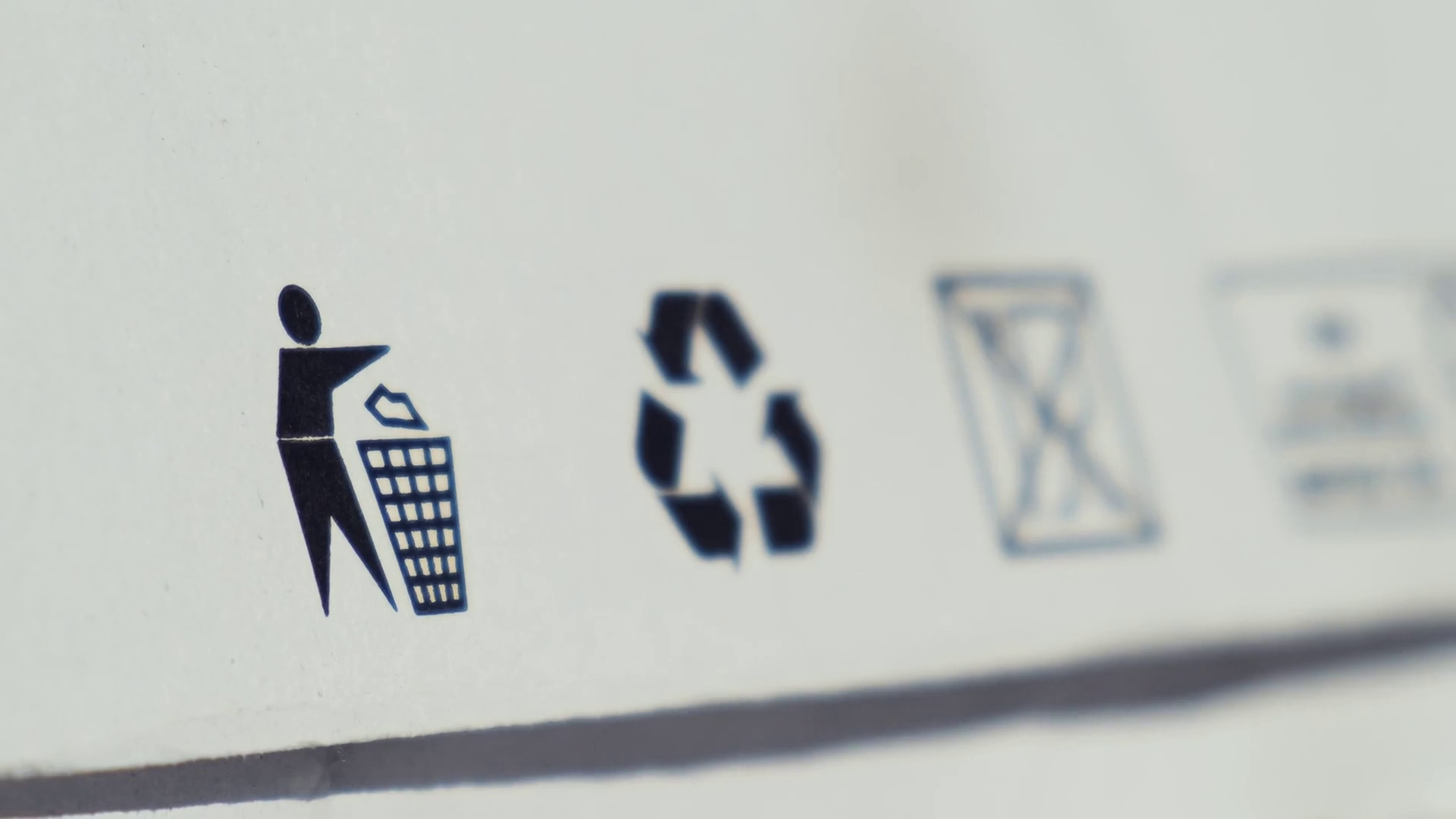 Recycling Bag Closeup View Of Pap Sign Stock Footage SBV-348402337 ...