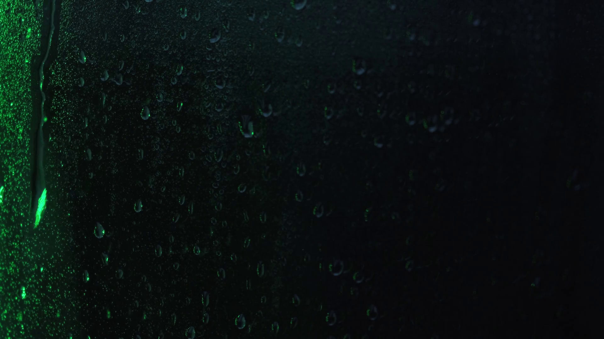 Raindrops On Window Glass Close-up With Stock Footage SBV-348413549 ...