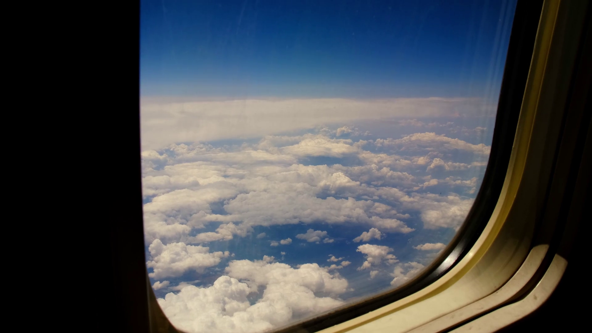 Airplane Flight View From Window Of Plane Stock Footage SBV-348519855 ...