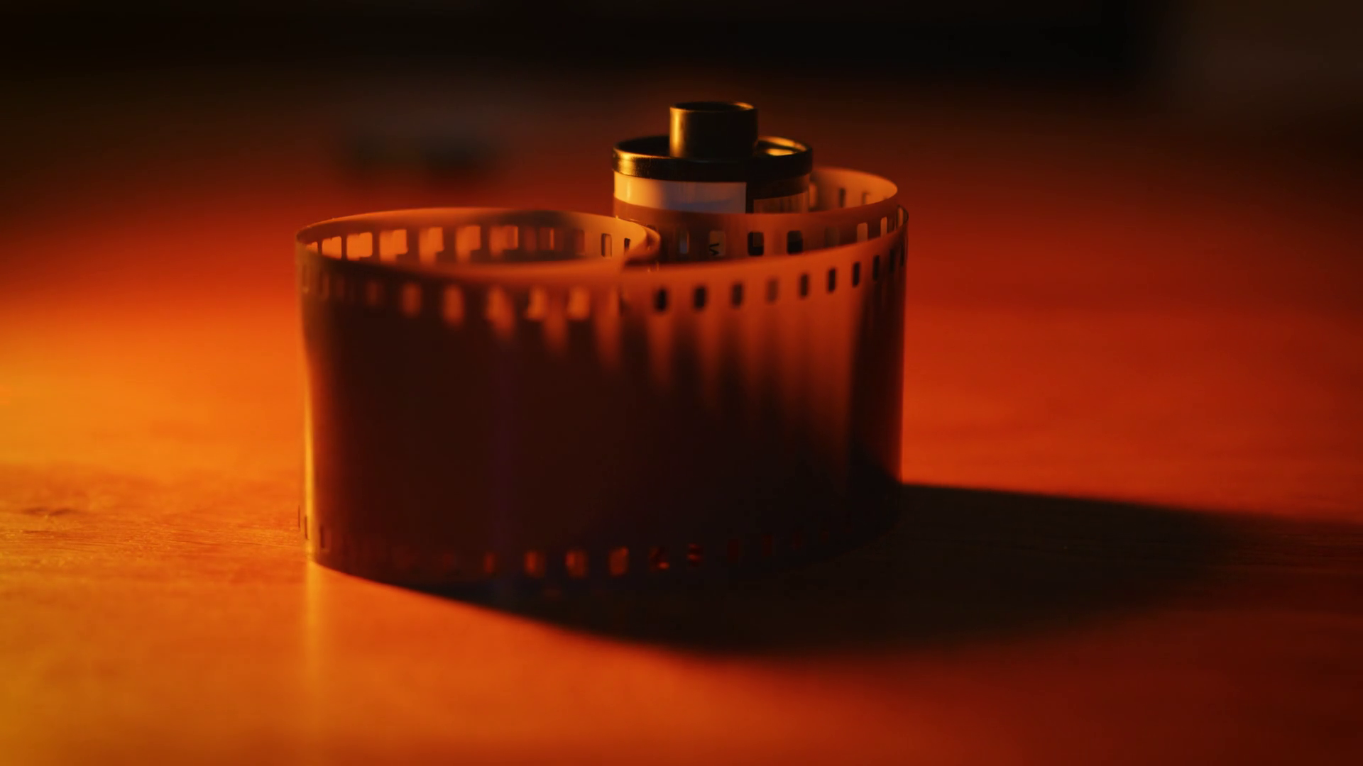 A Roll Of 35mm Film Macro Close Up Stock Footage SBV-351873665 ...