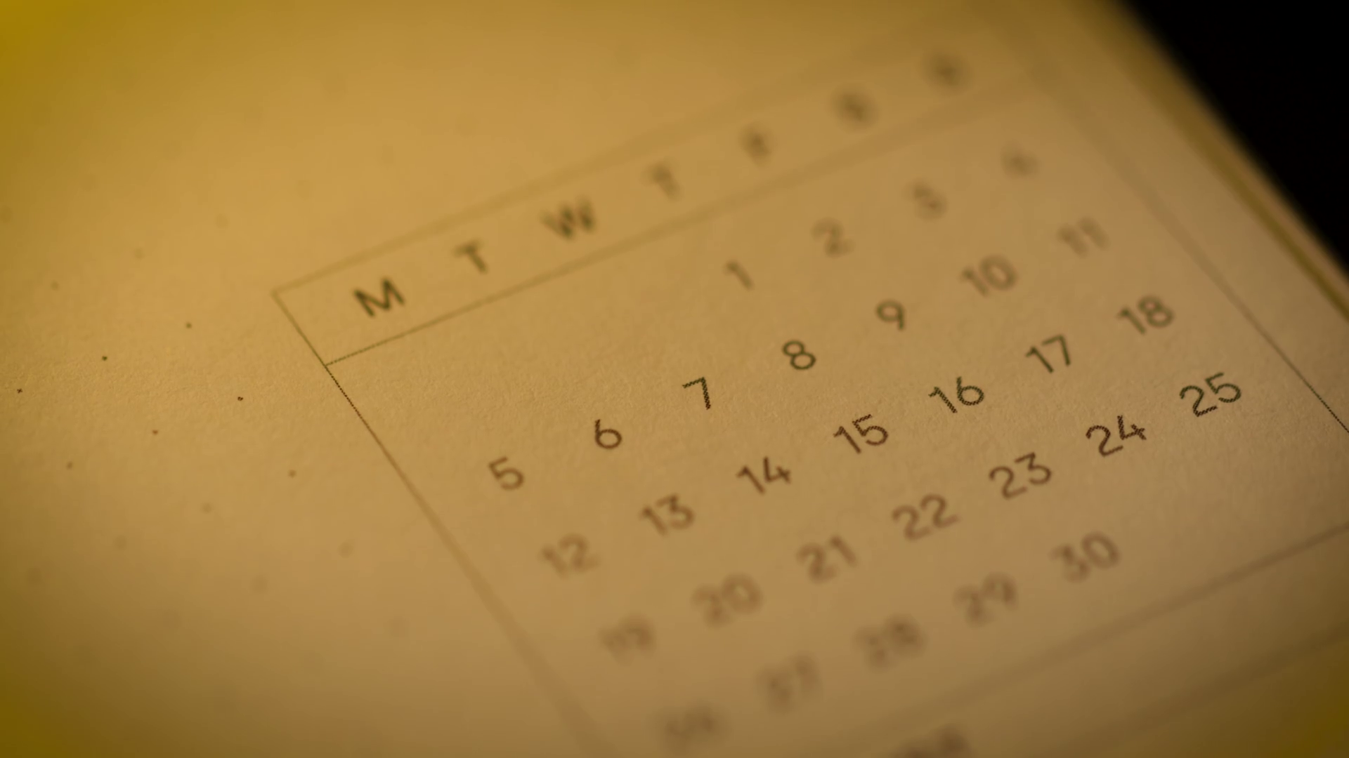 Circling Date On Calendar Close Up Stock Footage SBV-352061395 ...