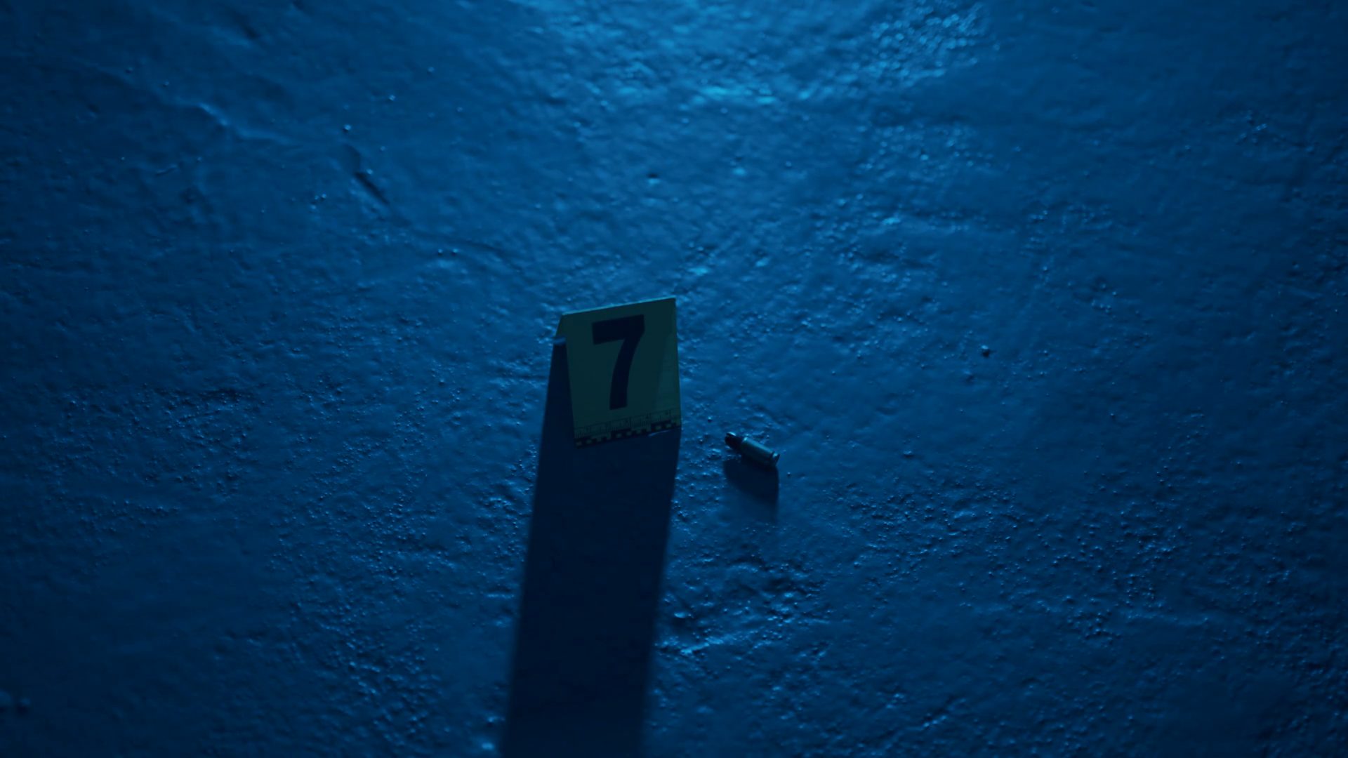 Crime Scene Evidence Marker Bullet Casing Stock Footage SBV-351998372 ...
