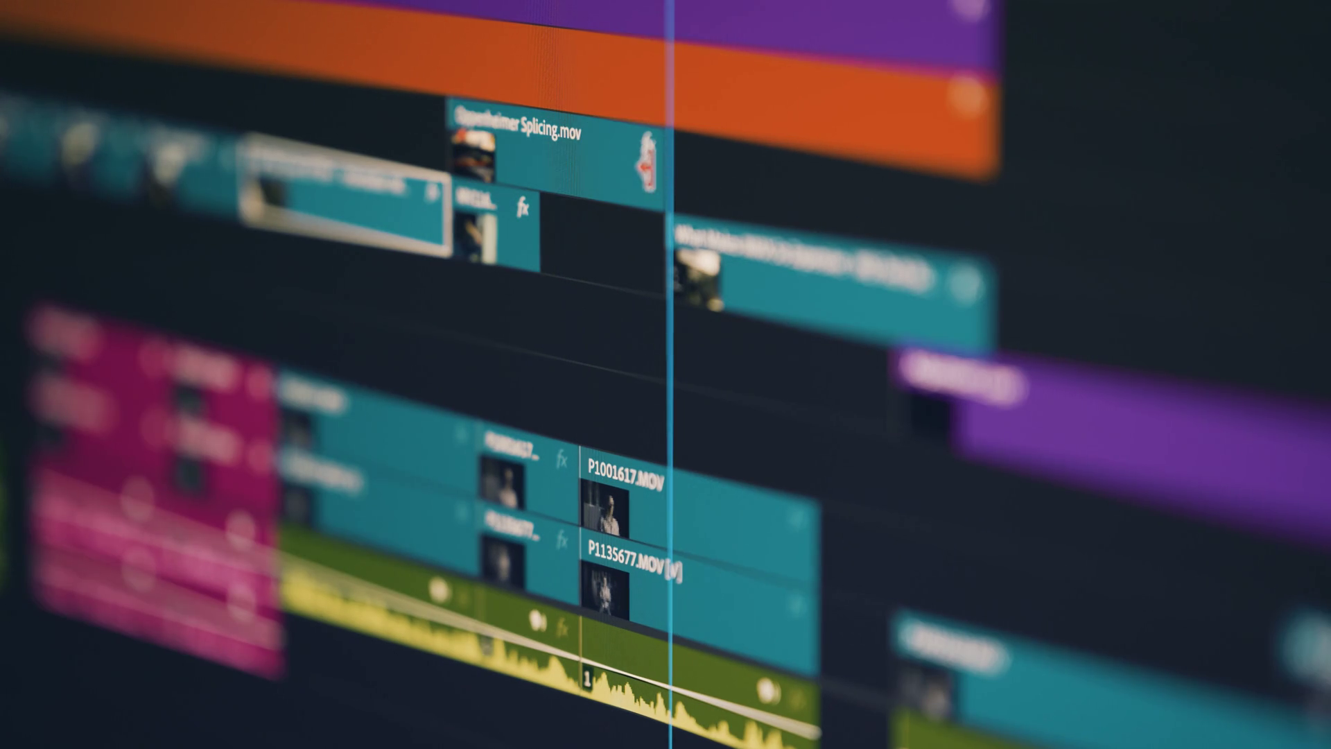 Video Editing Close Up Of Computer Screen Stock Footage SBV-352181500 ...
