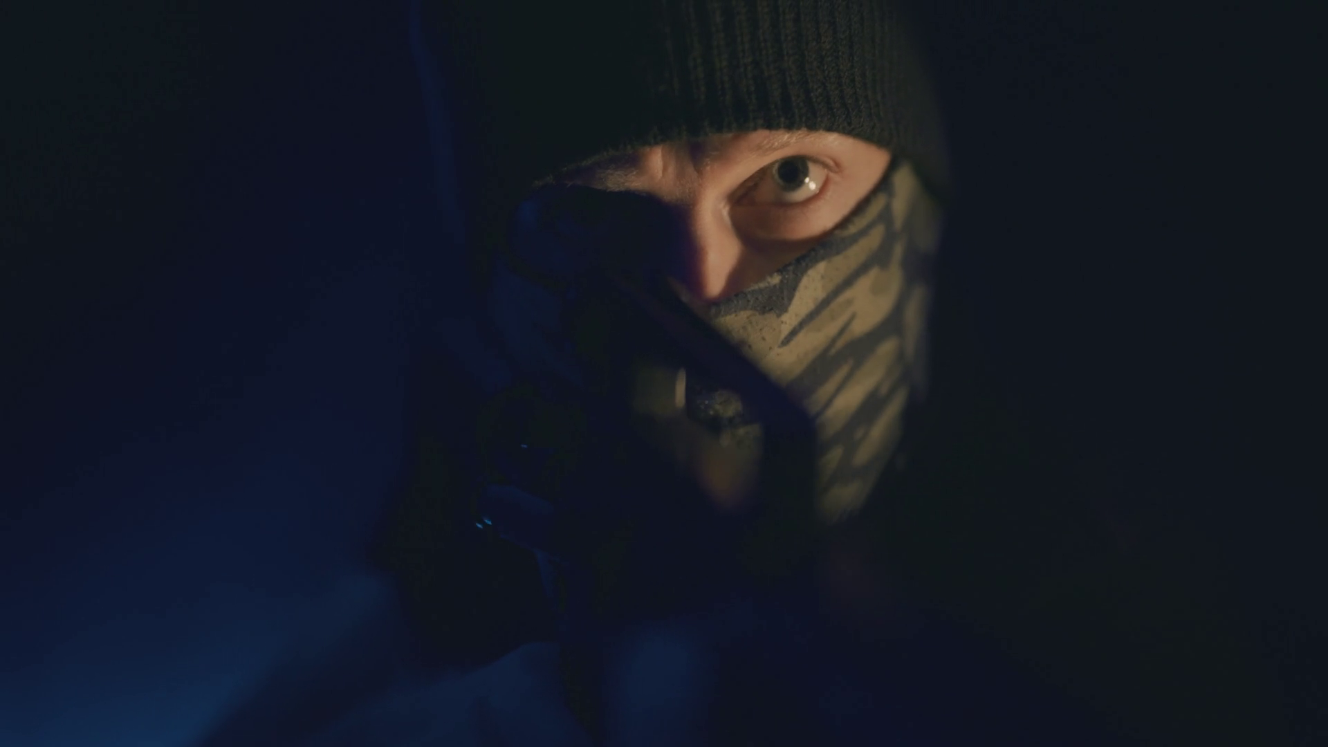 Man Looking Down Barrel Of Gun Stock Footage SBV-351998278 - Storyblocks