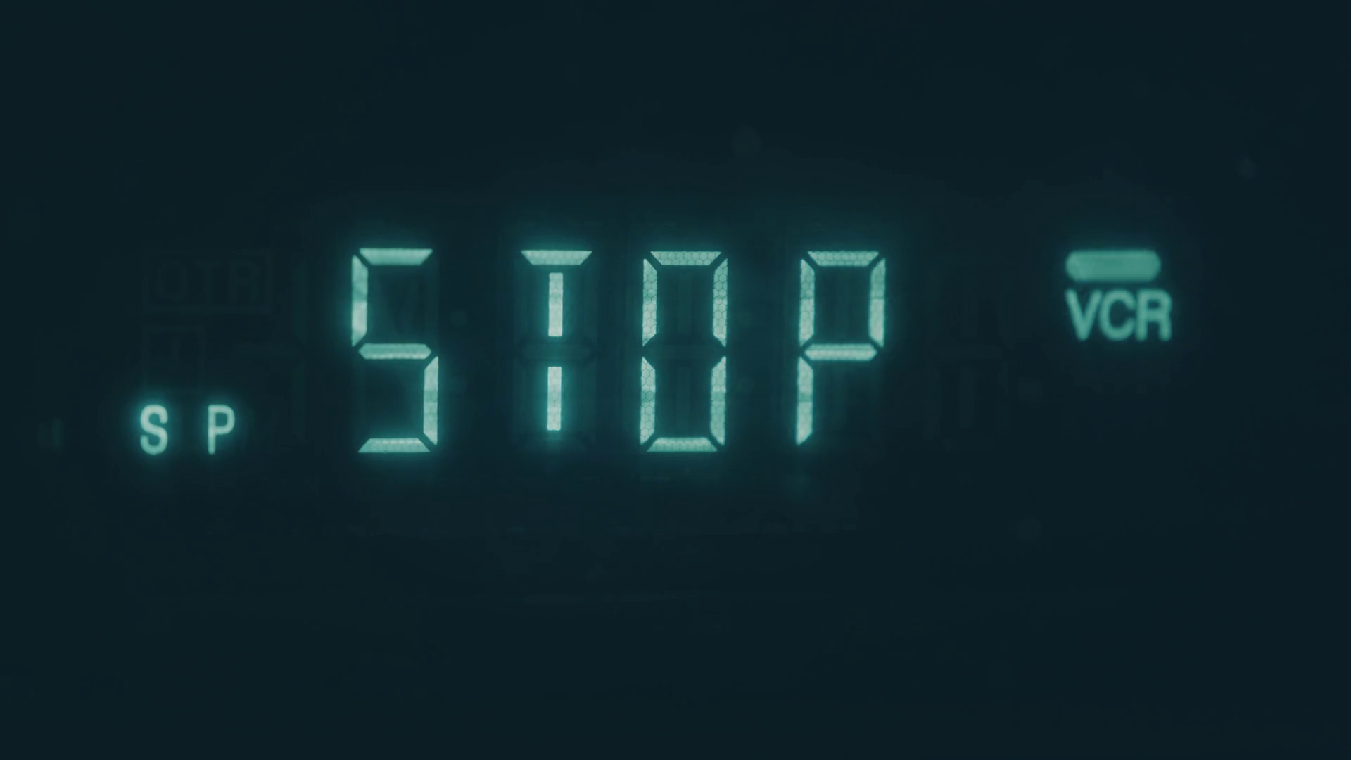 Close Up Of Vcr Video Player Display Stock Footage SBV-352061554 ...