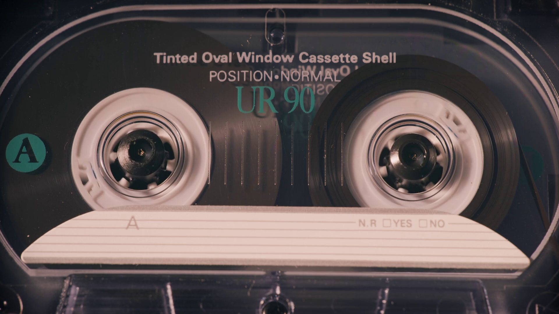 Close Of Up Retro Cassette Tape Playing Stock Footage SBV-351857724 ...