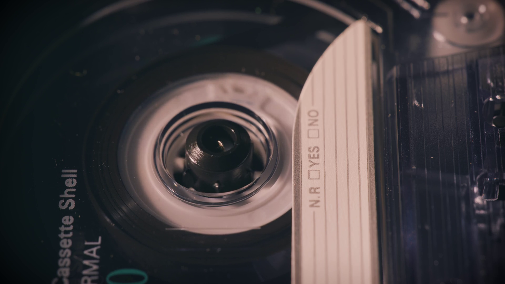 Close Of Up Retro Cassette Tape Playing Stock Footage SBV-351857743 ...