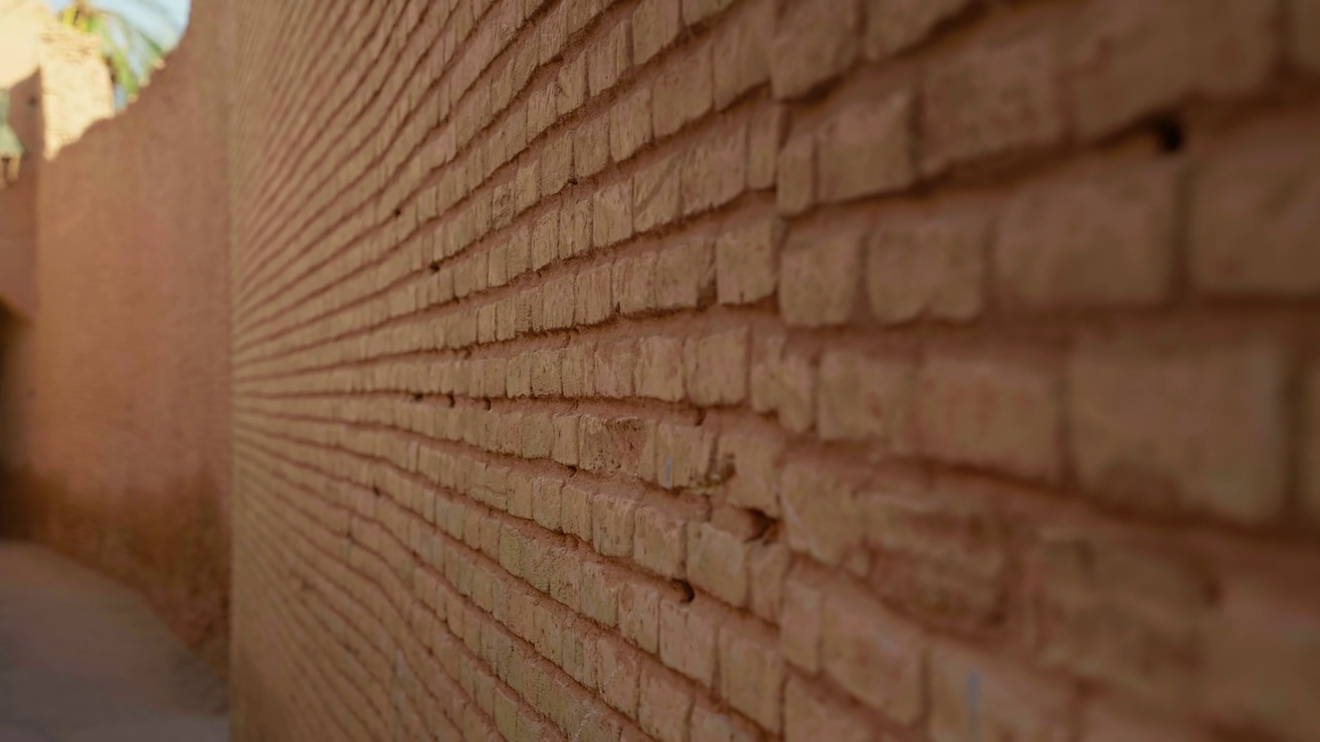 Close Up Walls From Brick Town Of Tozeur In Stock Footage SBV-352057044 ...