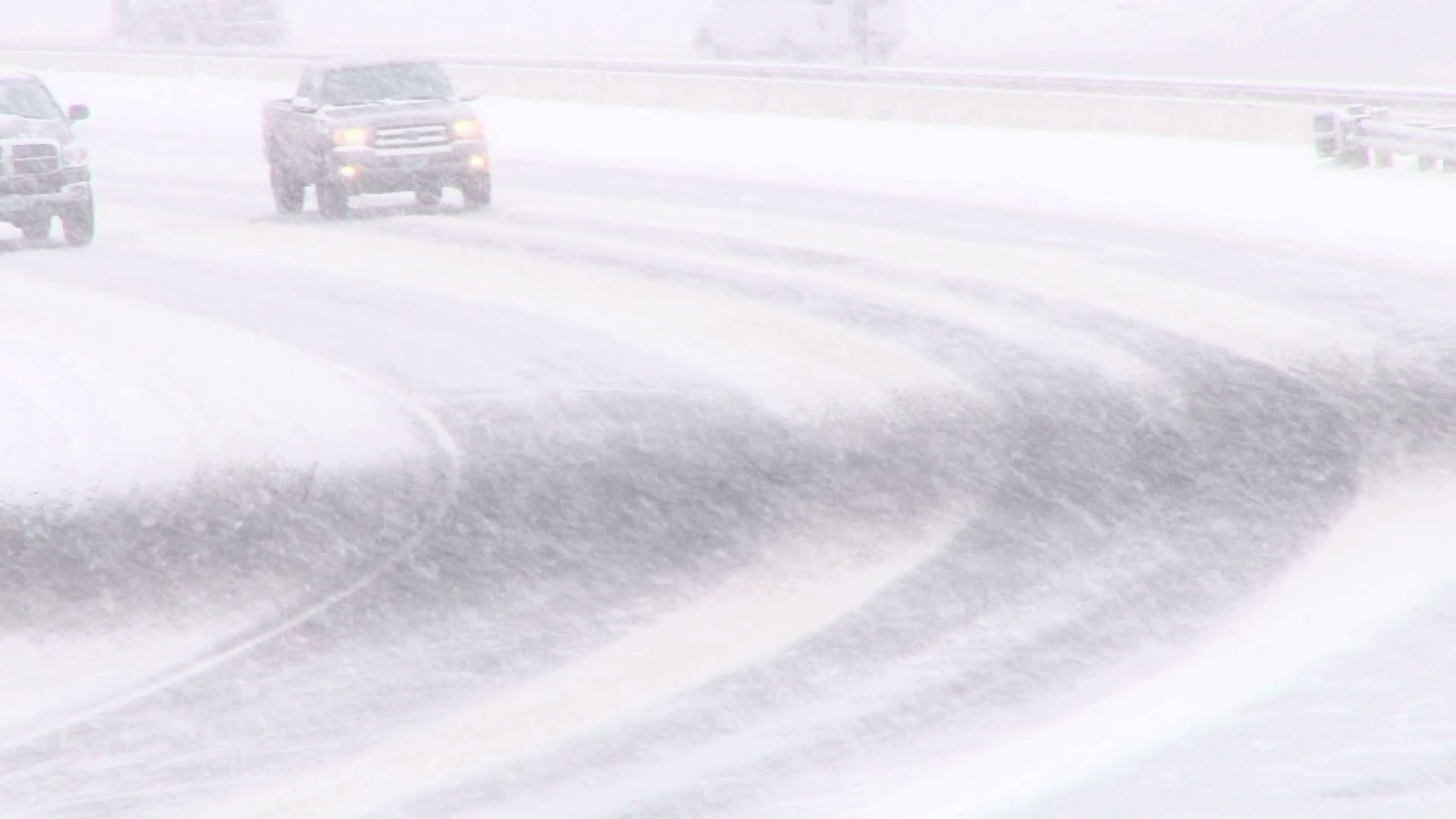 Bad Weather Snow Storm Traffic Stock Footage SBV-327148526 - Storyblocks