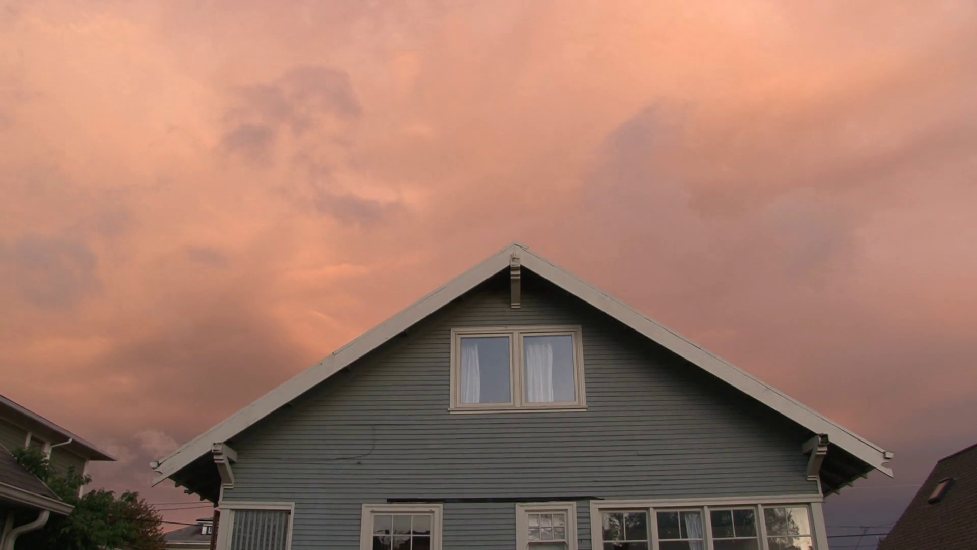 Gorgeous Sunset Over House Time Lapse Stock Footage SBV-326587297 ...