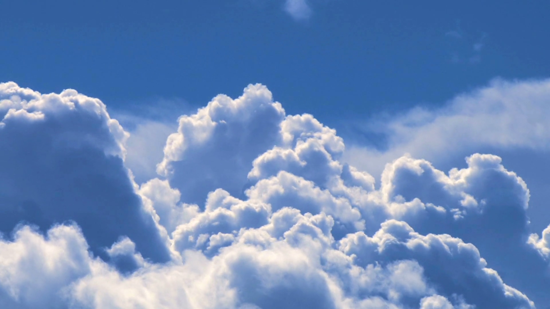 Big Blue Thunderhead Clouds Time Lapse Stock Video Footage - Storyblocks