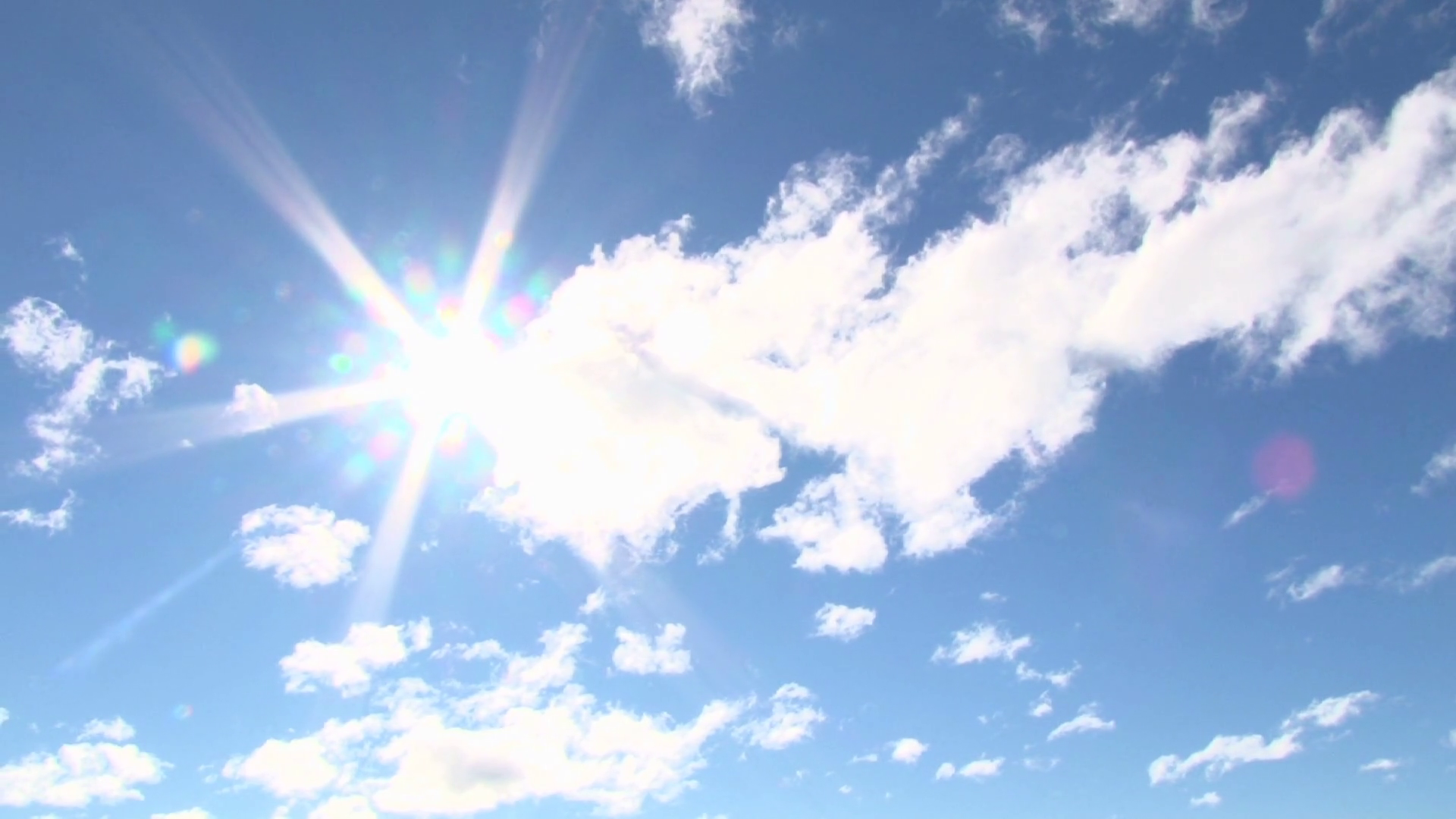 Bright Sun Reveal From Clouds Stock Video Footage - Storyblocks