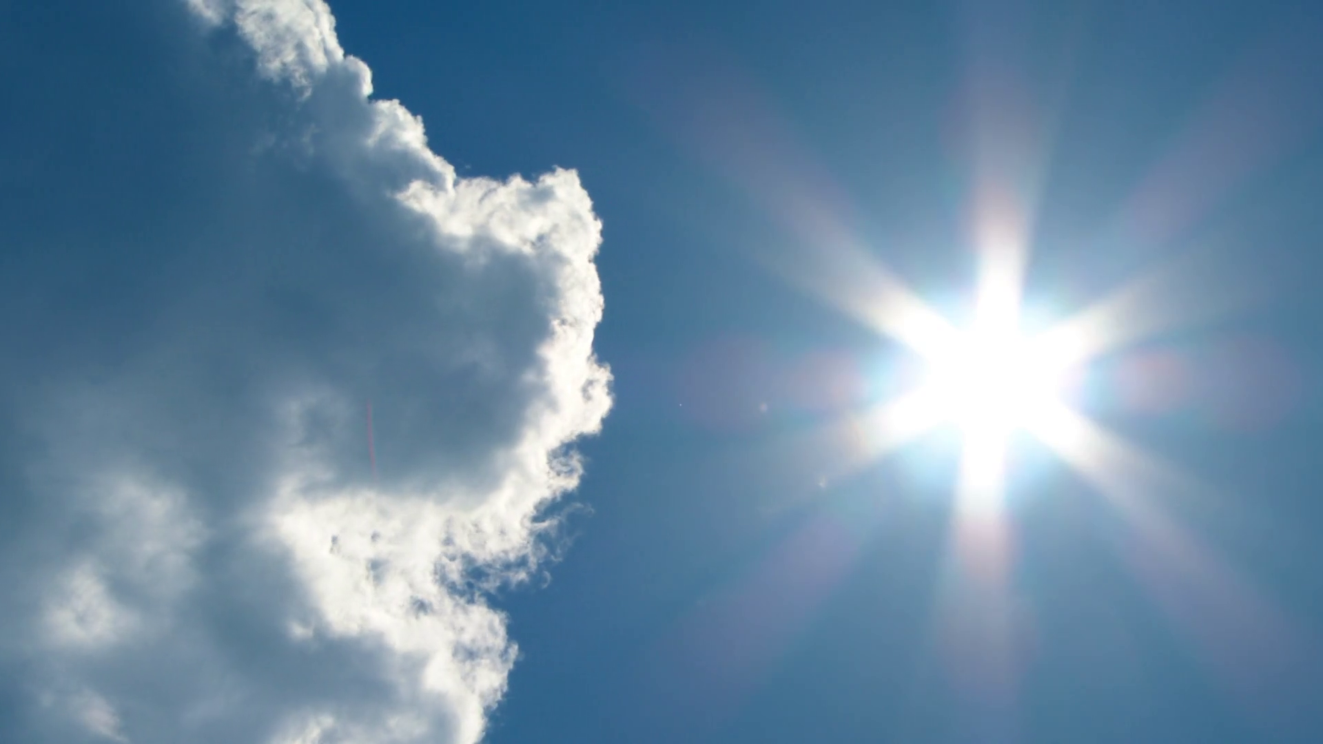 Cloudy Sky Becomes Sunny Clear Stock Footage SBV-327484002 - Storyblocks