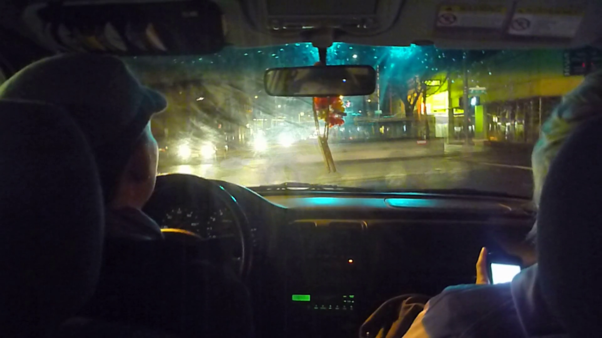 Driving At Night Effect Point Of View Stock Footage SBV-335735522 ...