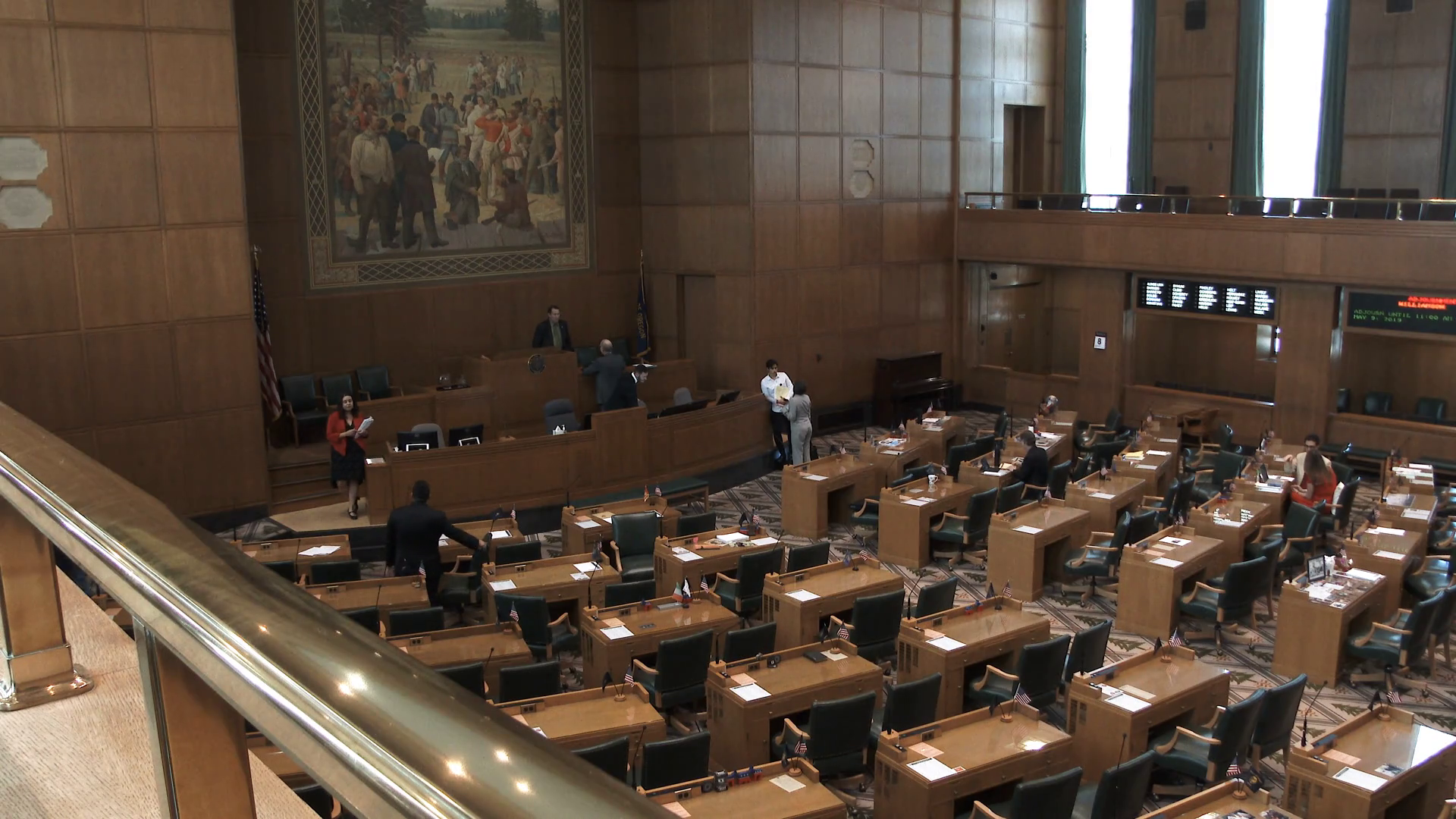 Few Lawmakers Show Up Meeting In State Stock Footage SBV-334837297 ...
