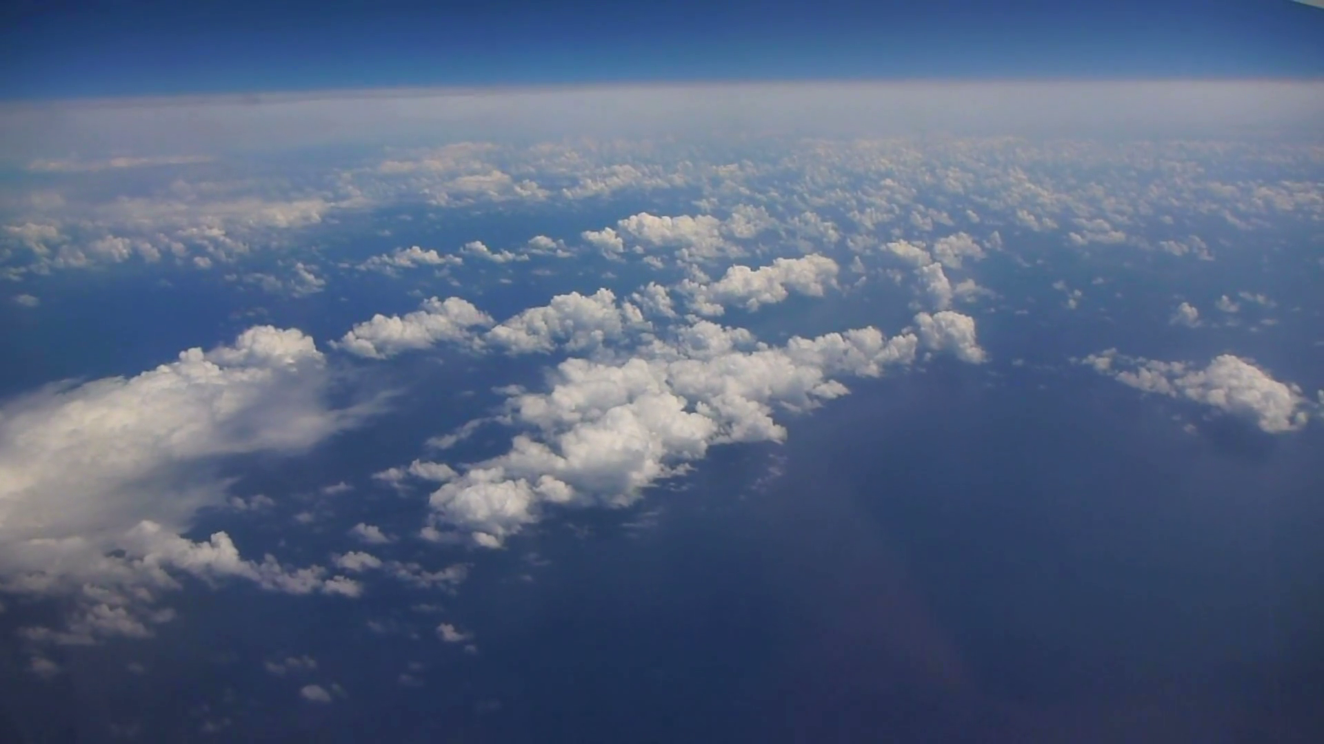 Jet Stream Flying Over Ocean Aerial Stock Footage SBV-327217834 ...