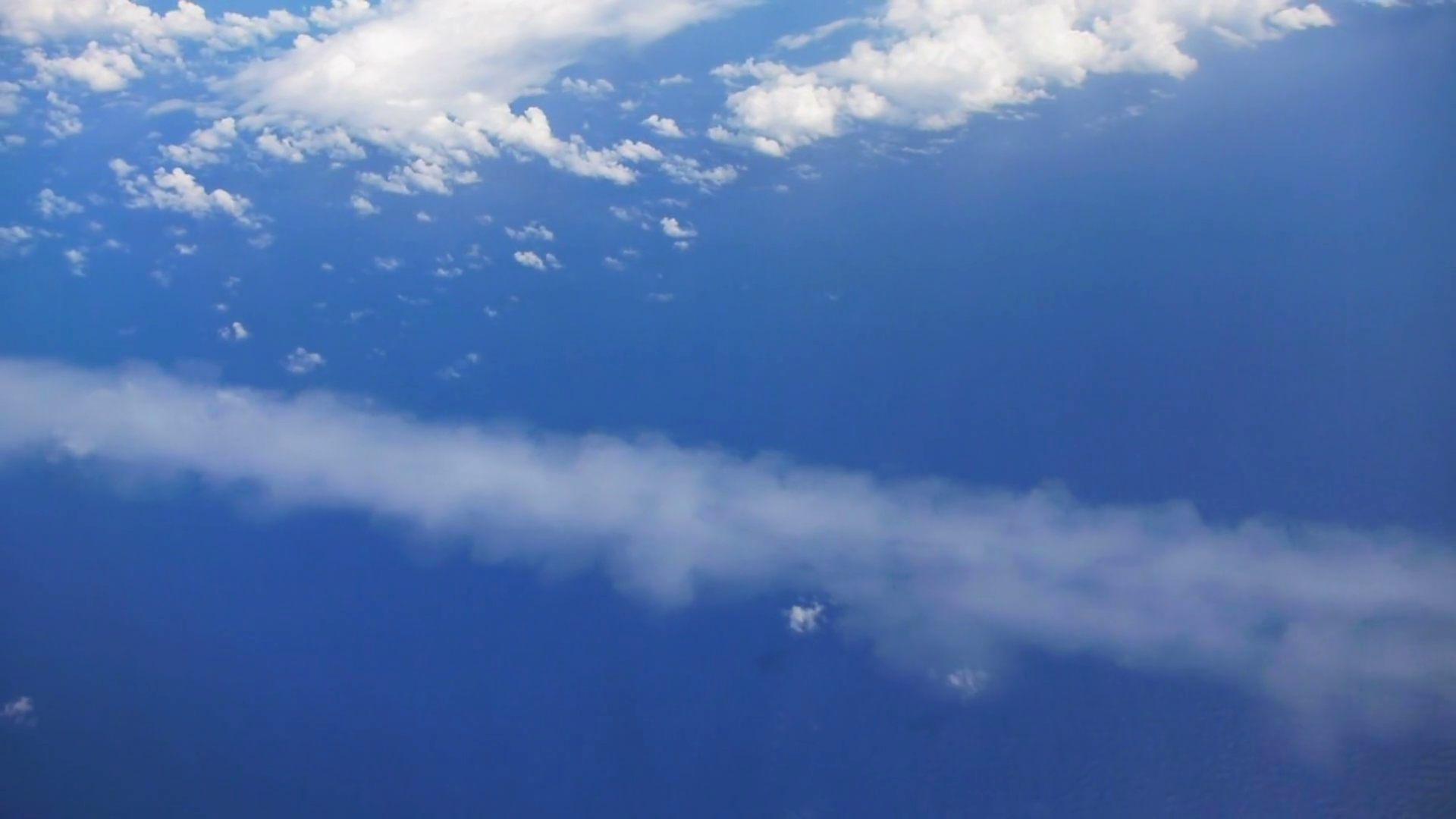 Jet Stream Flying Over Ocean Aerial Stock Video Footage - Storyblocks