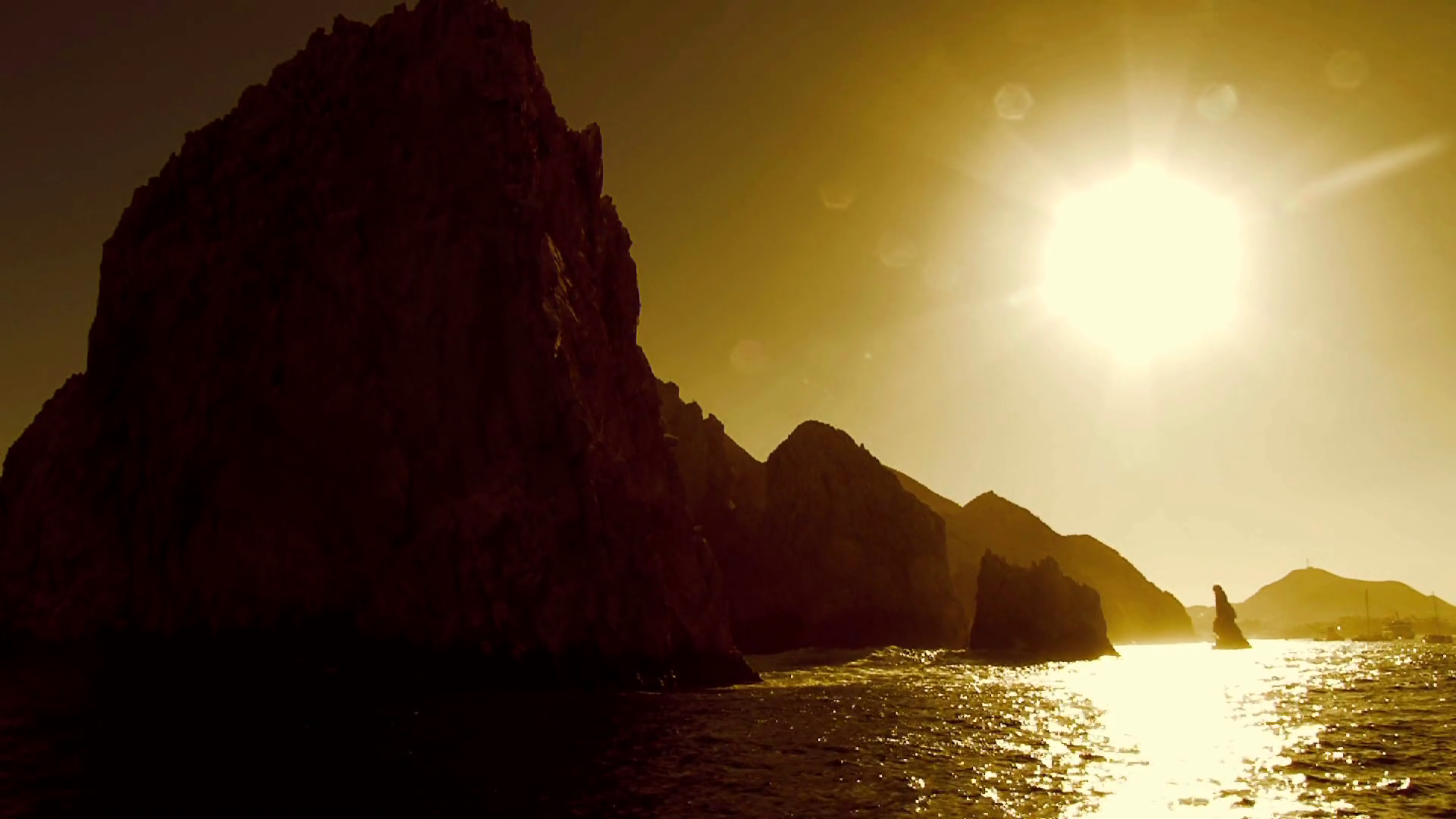 Lands End Cabo San Lucas Sunny Scenic Stock Footage SBV-327189466 ...