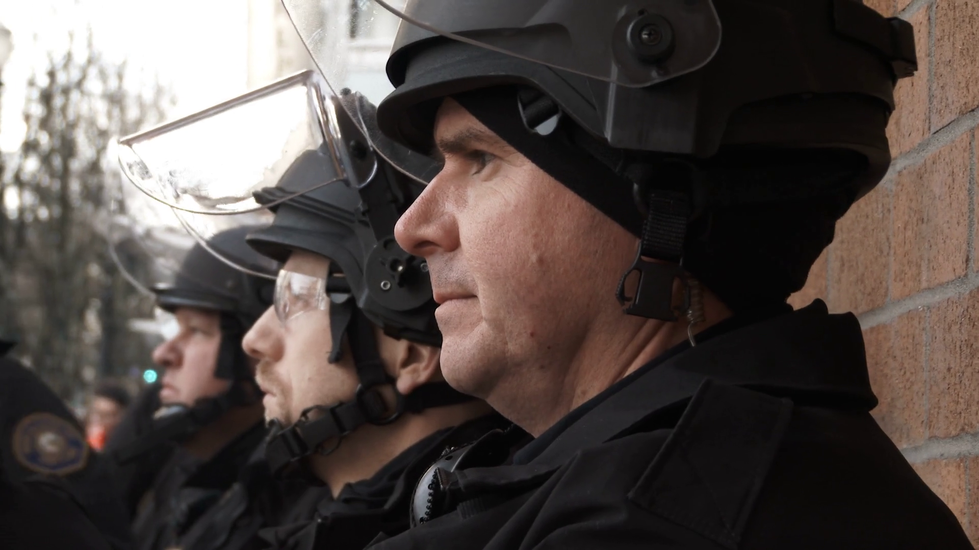 Riot Police Prepare For Protest Stock Video Footage 00:30 SBV-328207607 ...