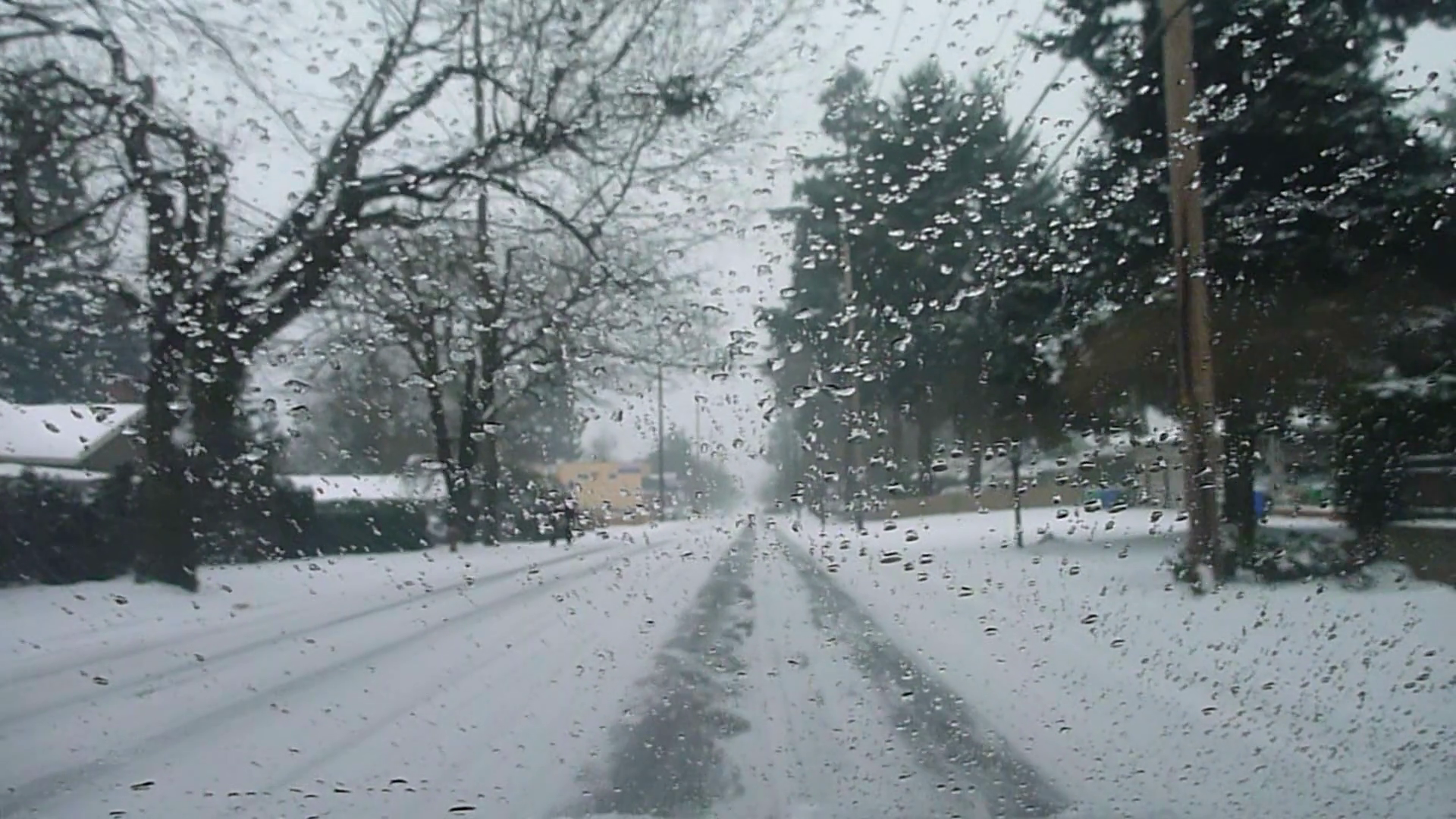 Snowy Road Driving In Winter Stock Footage SBV-335730386 - Storyblocks