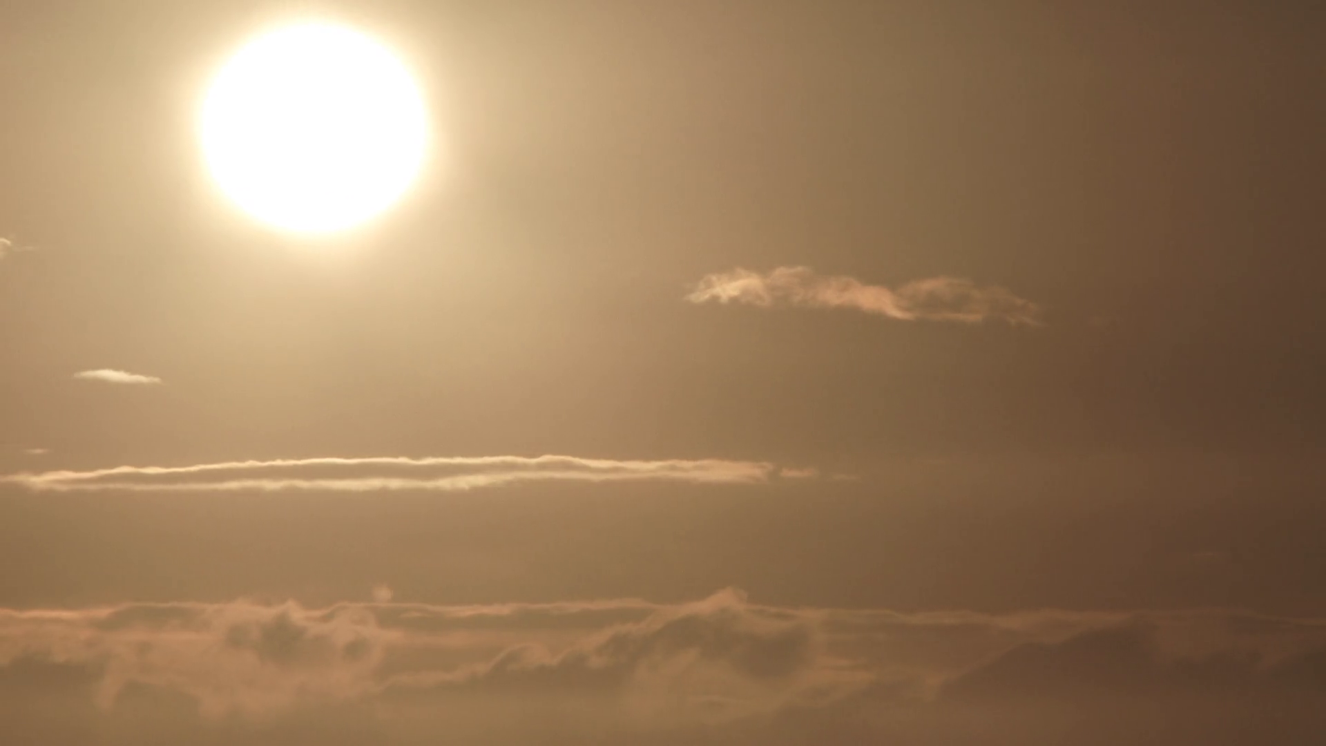 Sun Setting On Warm Sky Close Up Time Lapse Stock Footage SBV-329618497 ...