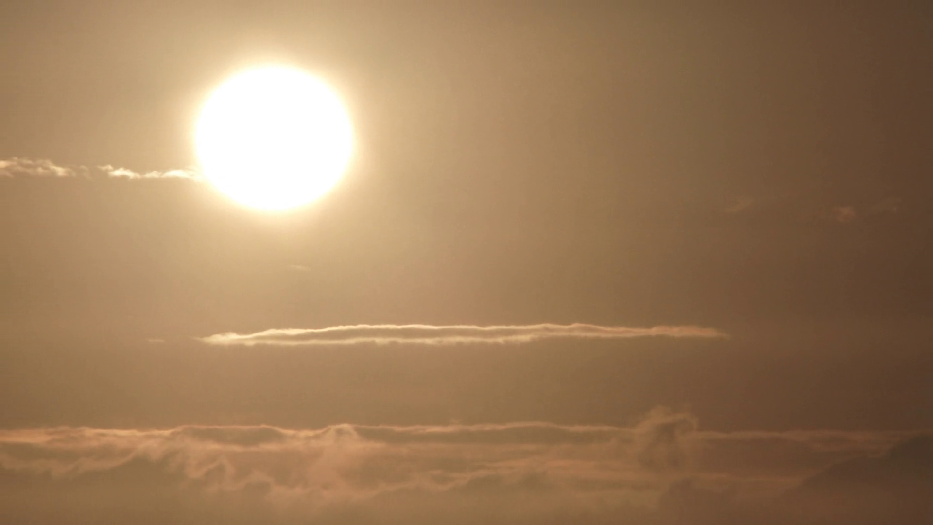 Sun Setting On Warm Sky Close Up Time Lapse Stock Video Footage ...