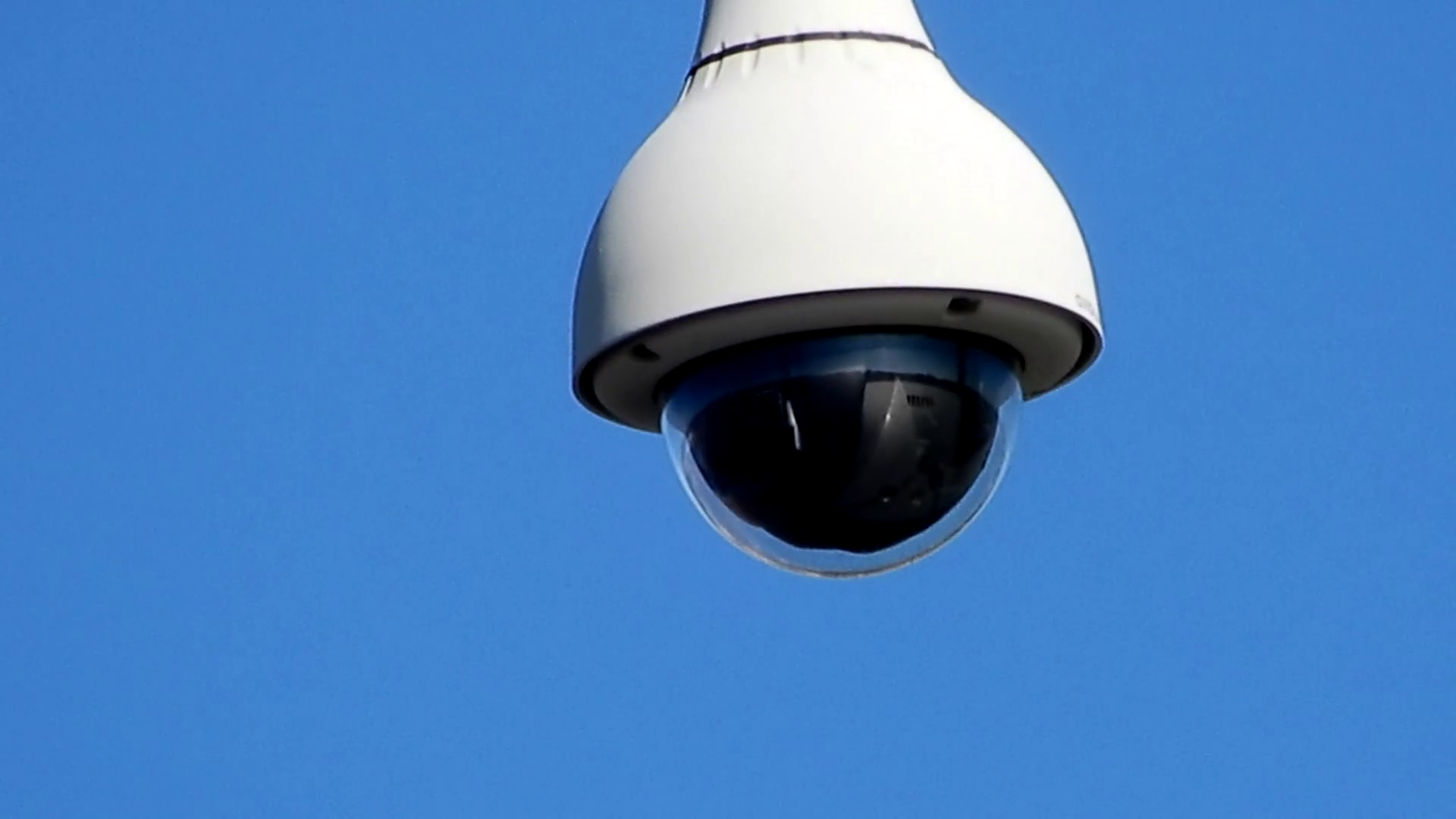 A Security Camera Scans Bobbing Up Down In Stock Footage SBV-347744682 ...