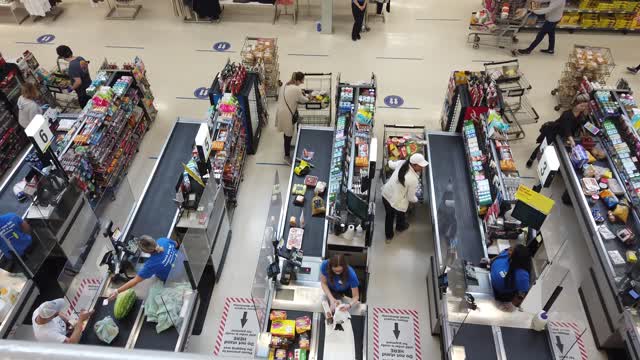 Checkout Line Stock Footage: Royalty-Free Video Clips - Storyblocks