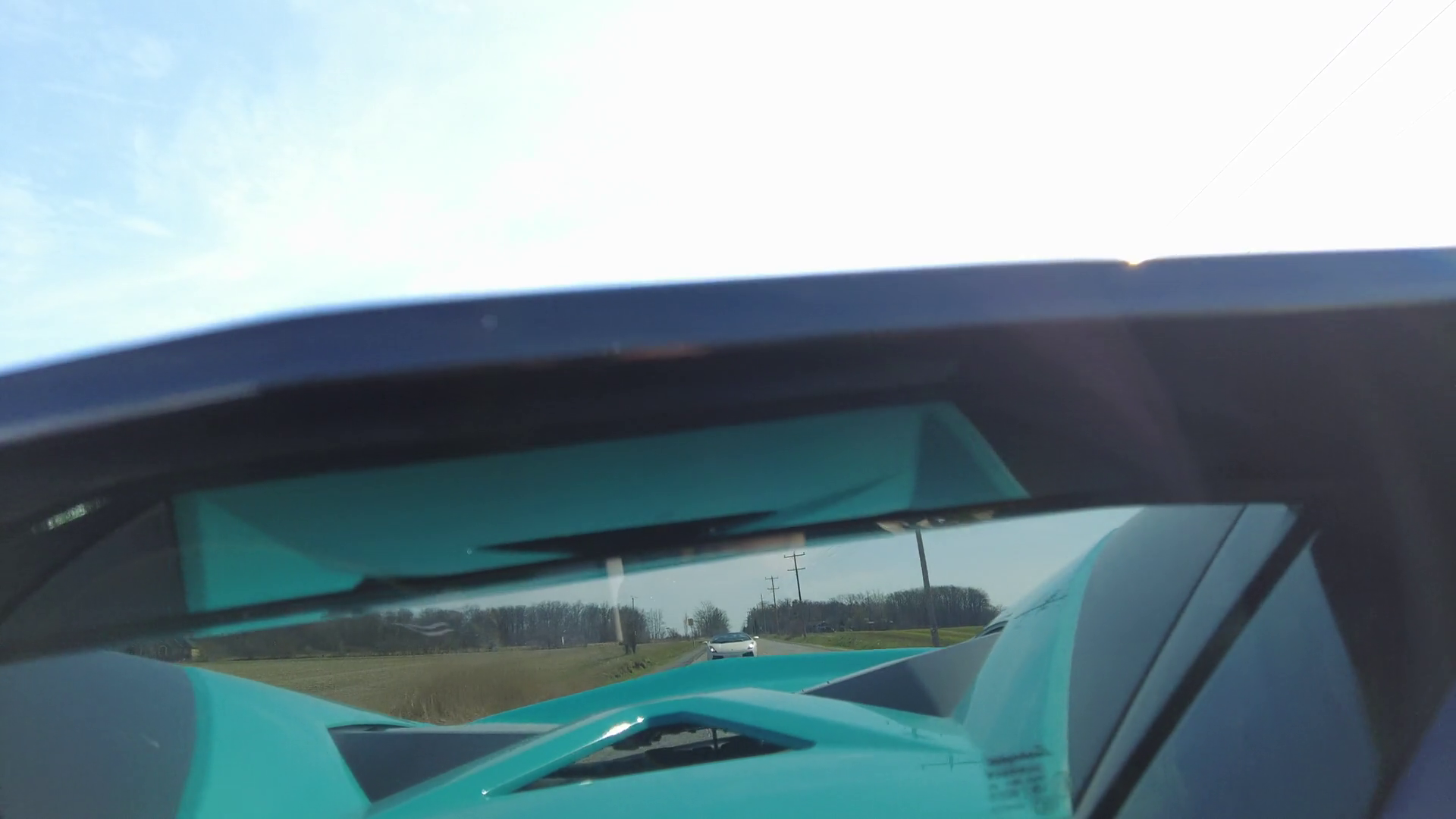 From Back View Exotic Hypercar Is Driving Stock Footage SBV-348377453 ...