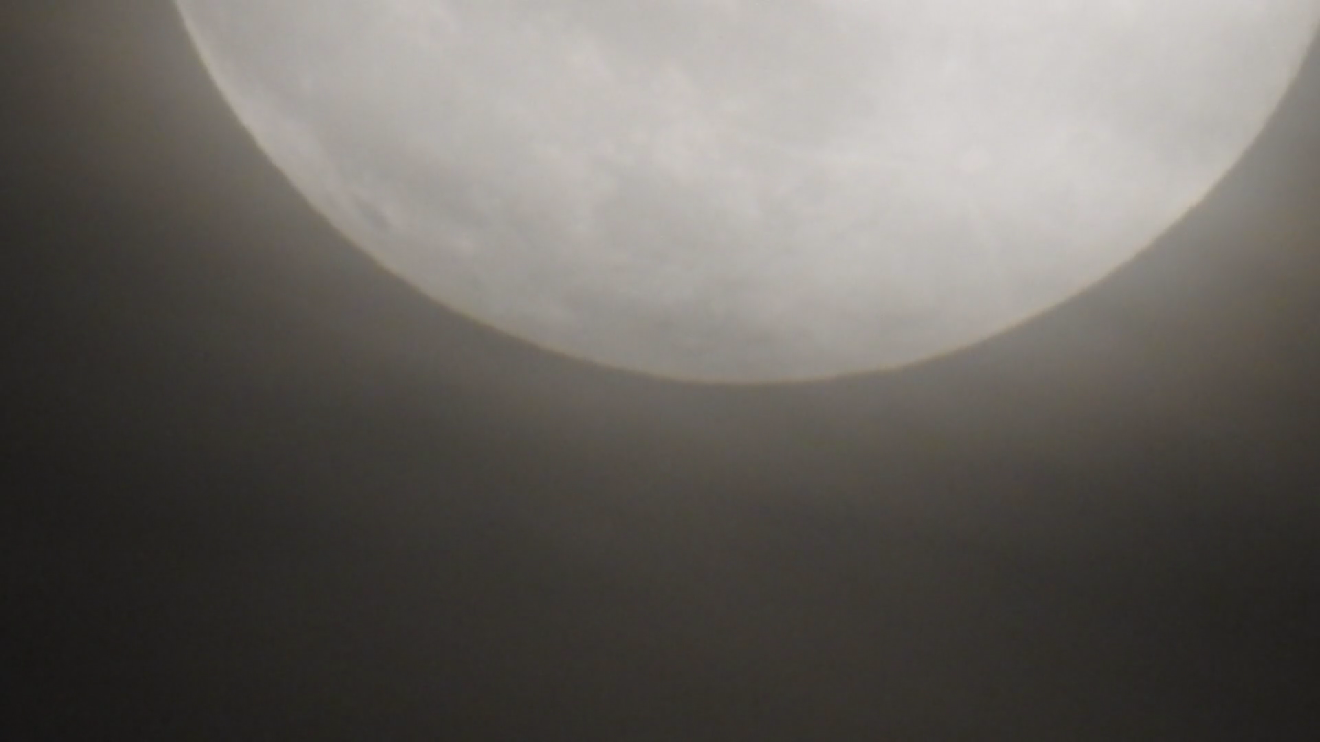 Closeup Of Moon's Lower Edge Rising Against Stock Footage SBV-348400334 ...