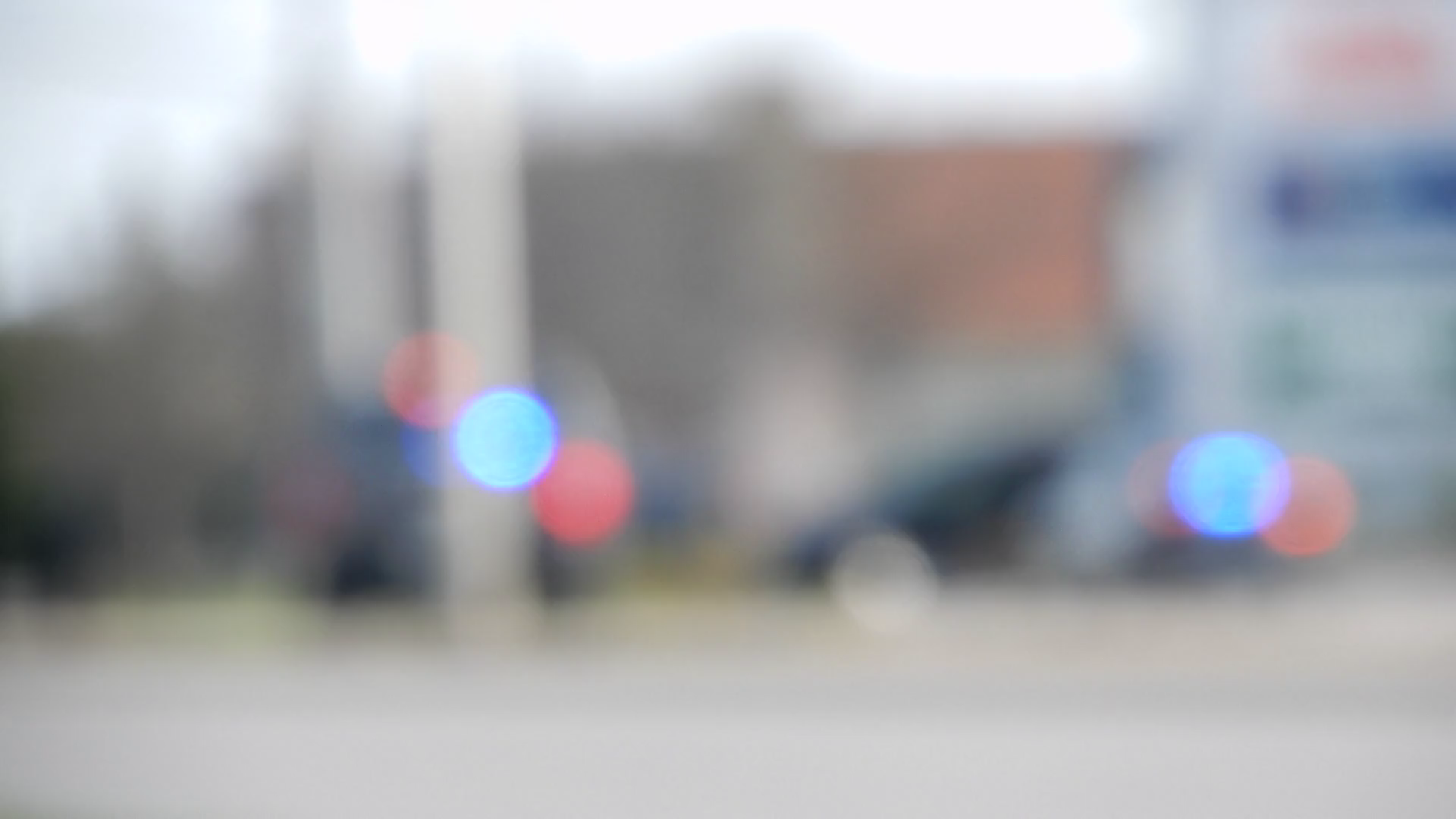A Close-up Shot Captures Two Police Cruisers Stock Footage SBV ...