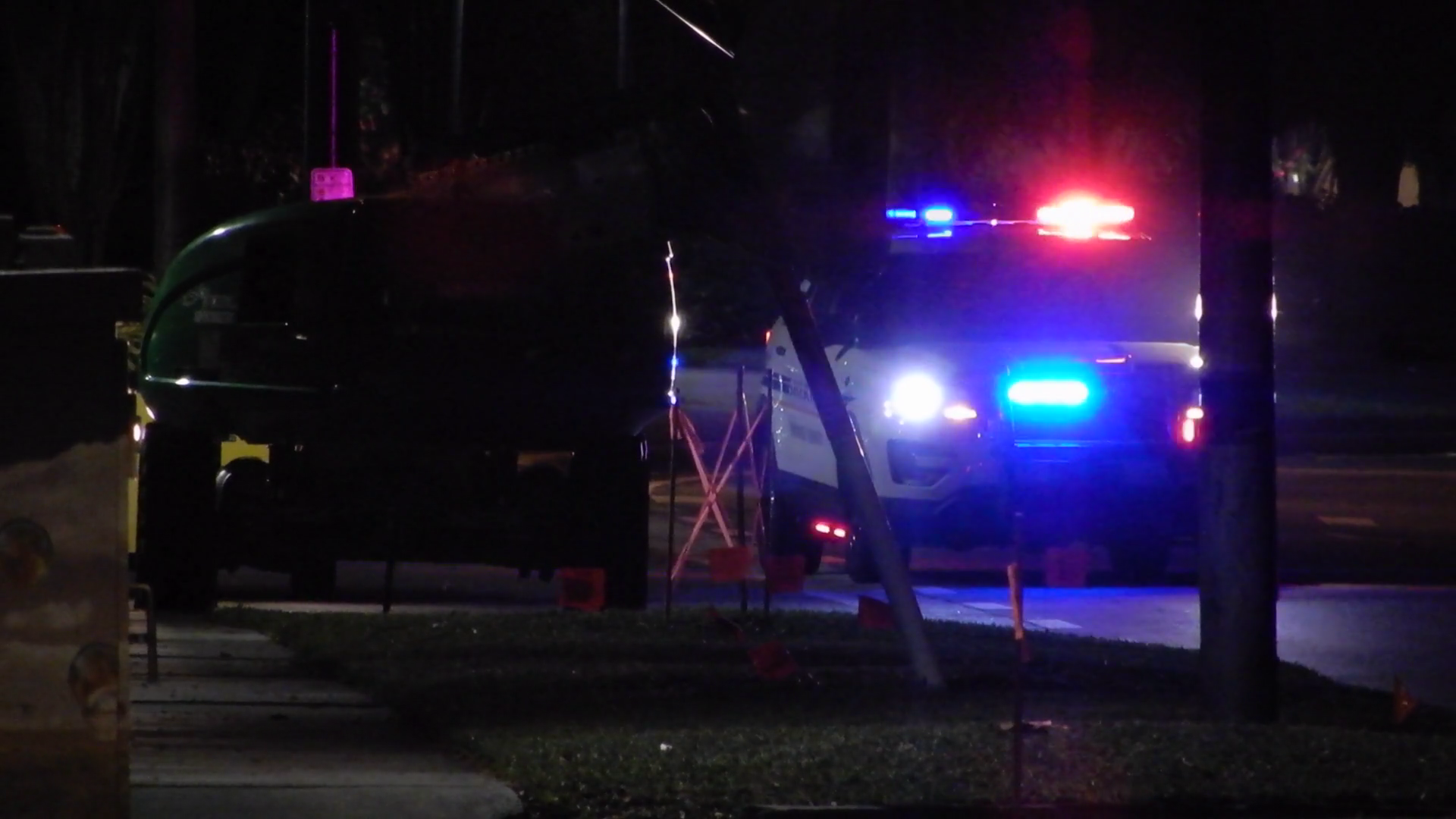 At Night Close-up Shot Presents Police Stock Footage SBV-347728009 ...