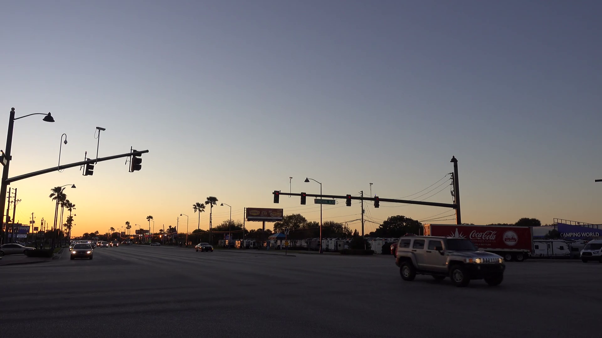 A Coca-cola Truck Turns Around Corner At Stock Footage SBV-347715281 ...